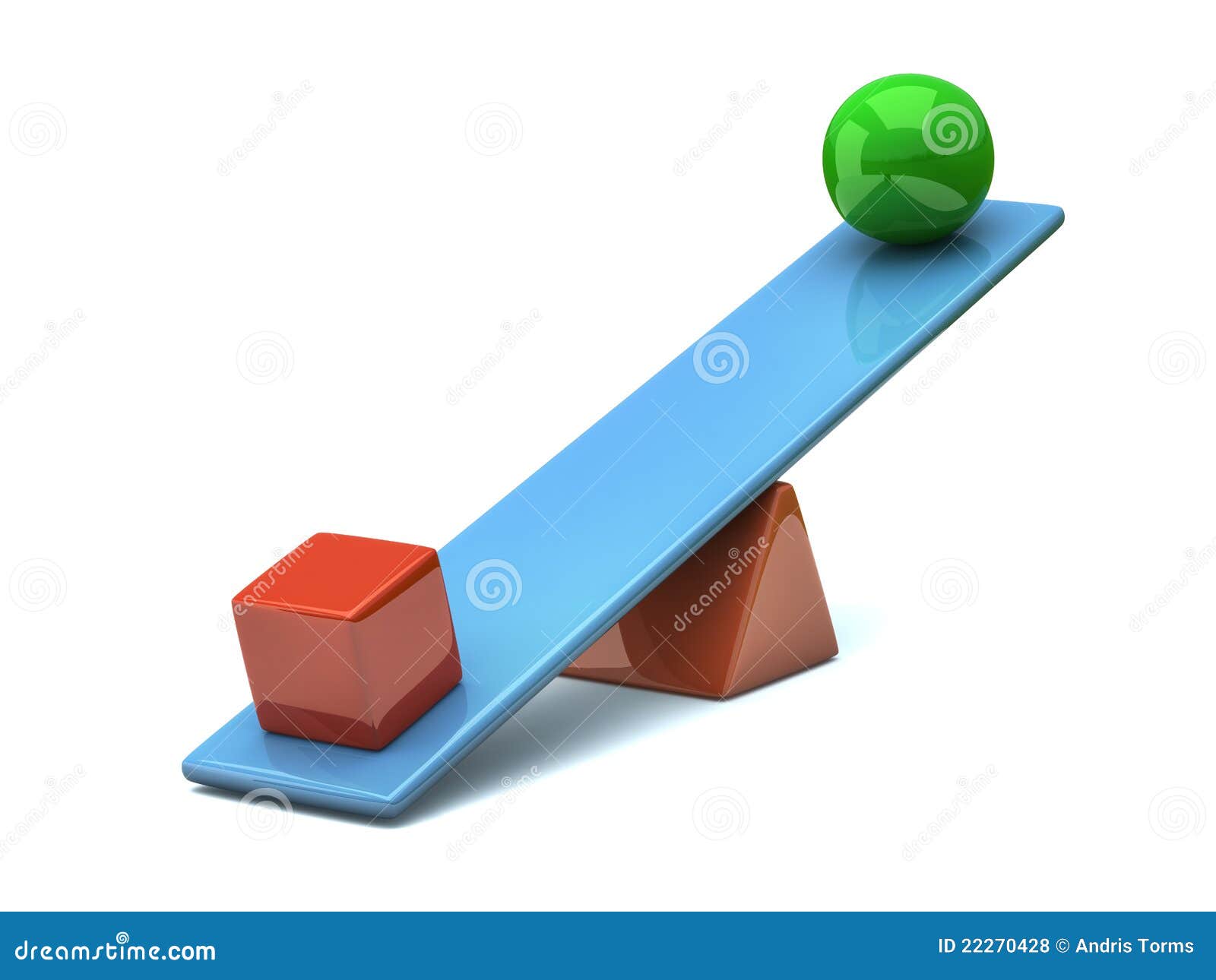 Balance Concept 3d Royalty Free Stock Photos - Image: 22270428