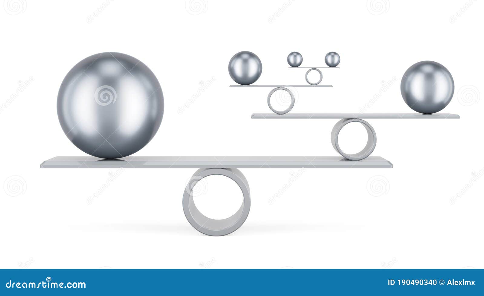 Balancing Steel Cylinders Stock Photography | CartoonDealer.com #21905000