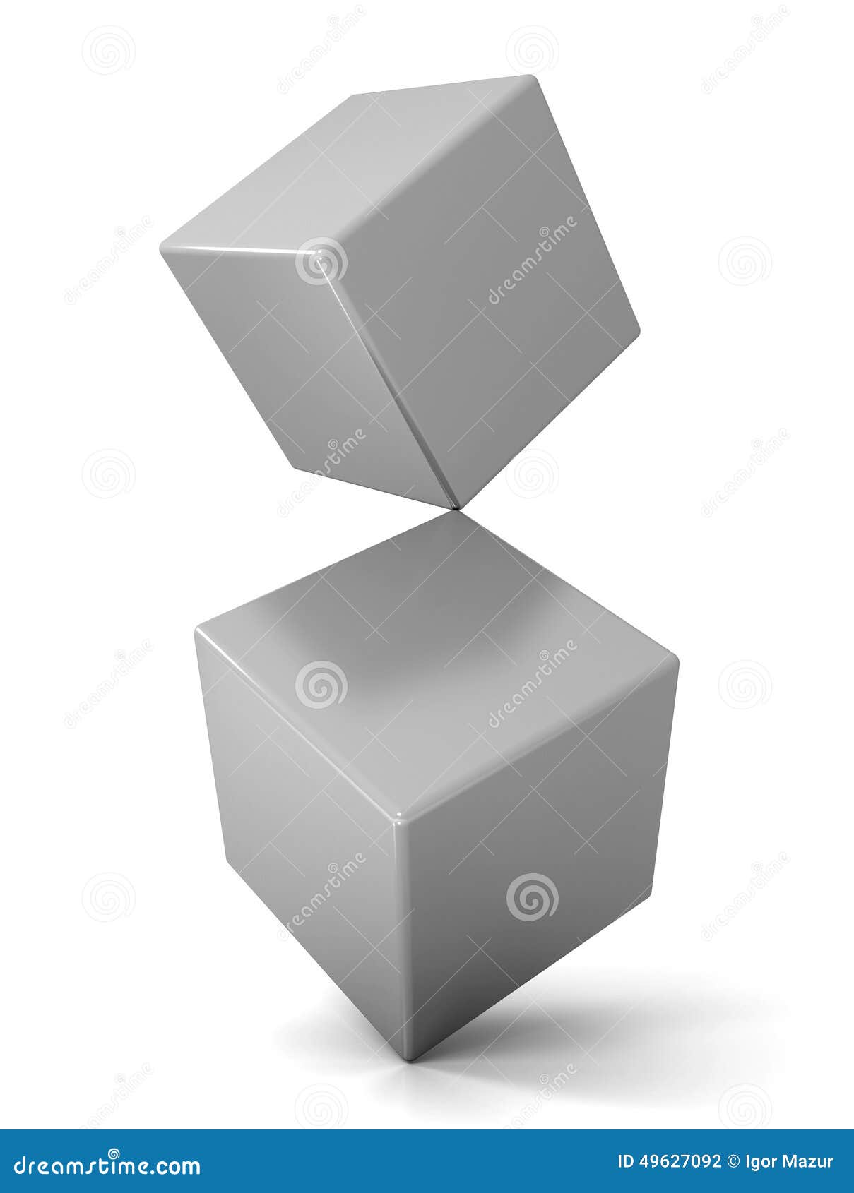 Balance Cubes stock illustration. Illustration of shadow - 49627092