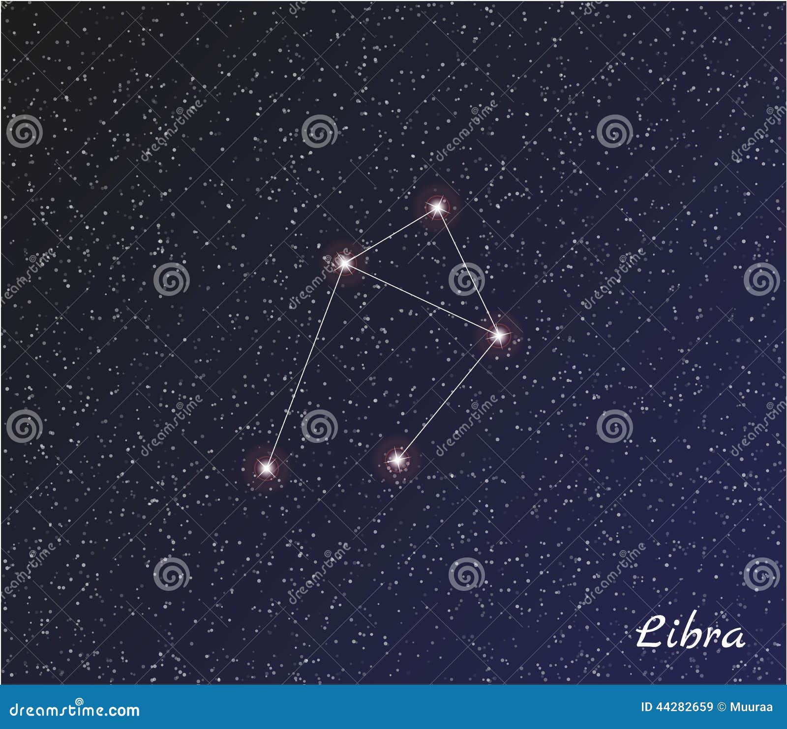 Balance de constellation illustration de vecteur. Illustration du ...