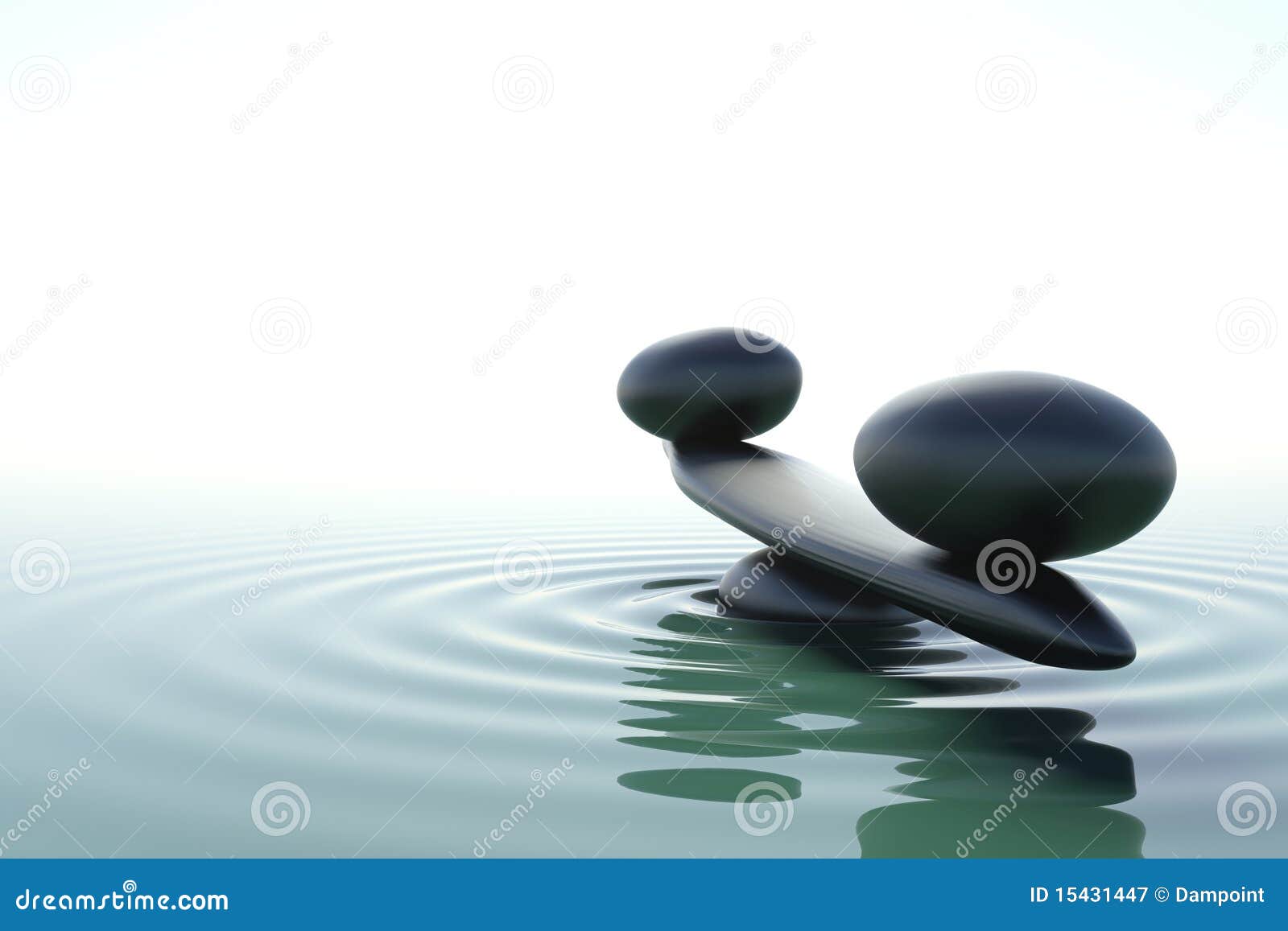 Balance del zen stock de ilustración. Ilustración de piedras - 15431447