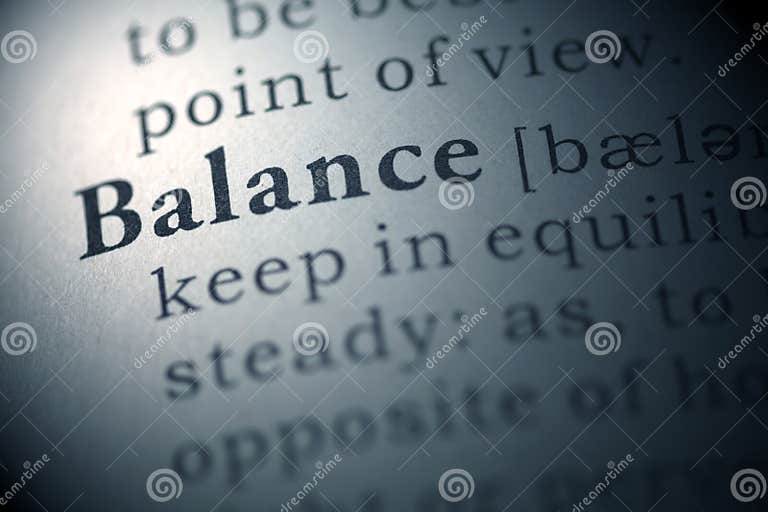 Balance stock image. Image of printing, dictionary, text - 31592599