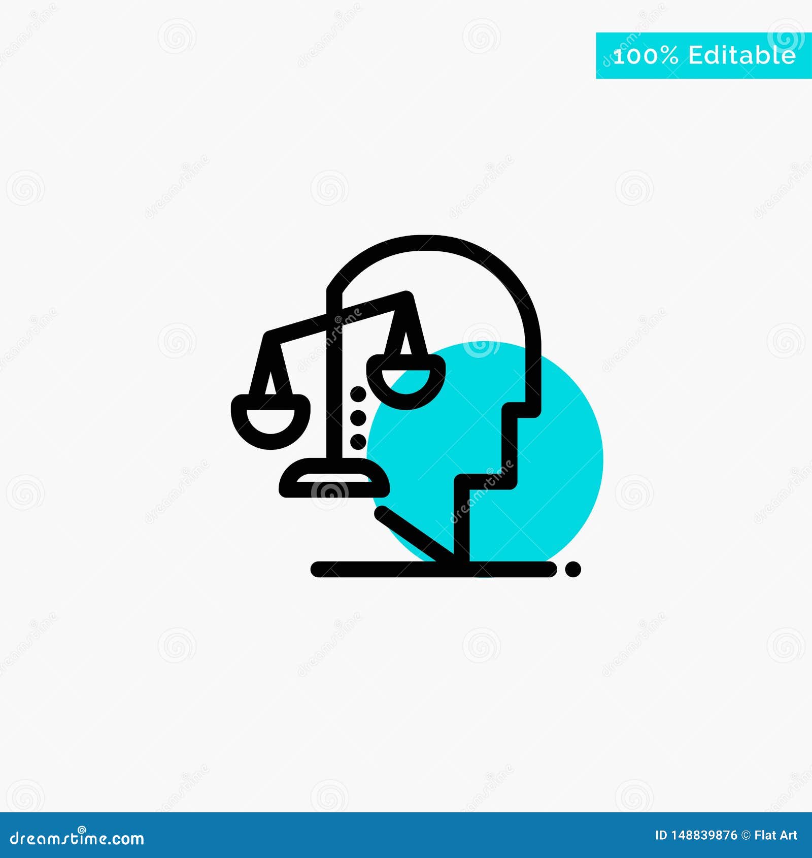 Balance, Equilibrium, Human, Integrity, Mind Turquoise Highlight Circle ...