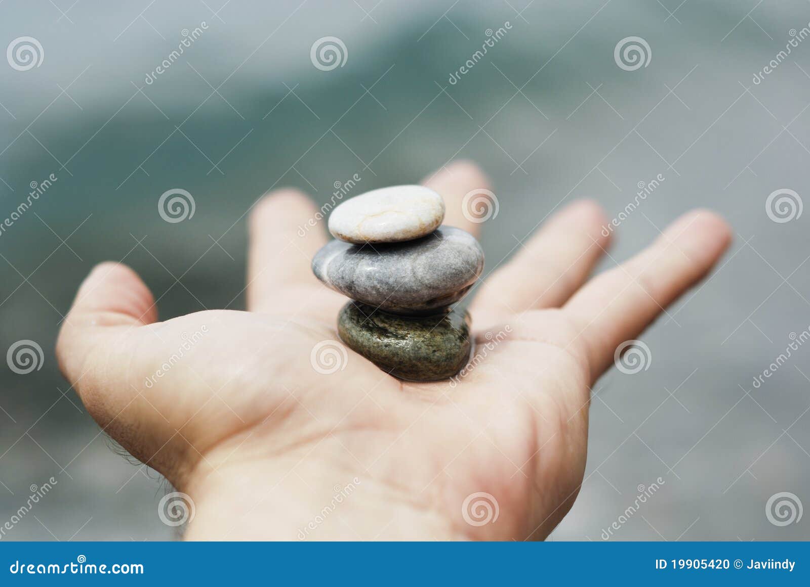Balance on hand stock photo. Image of dieng, boulder - 19905420