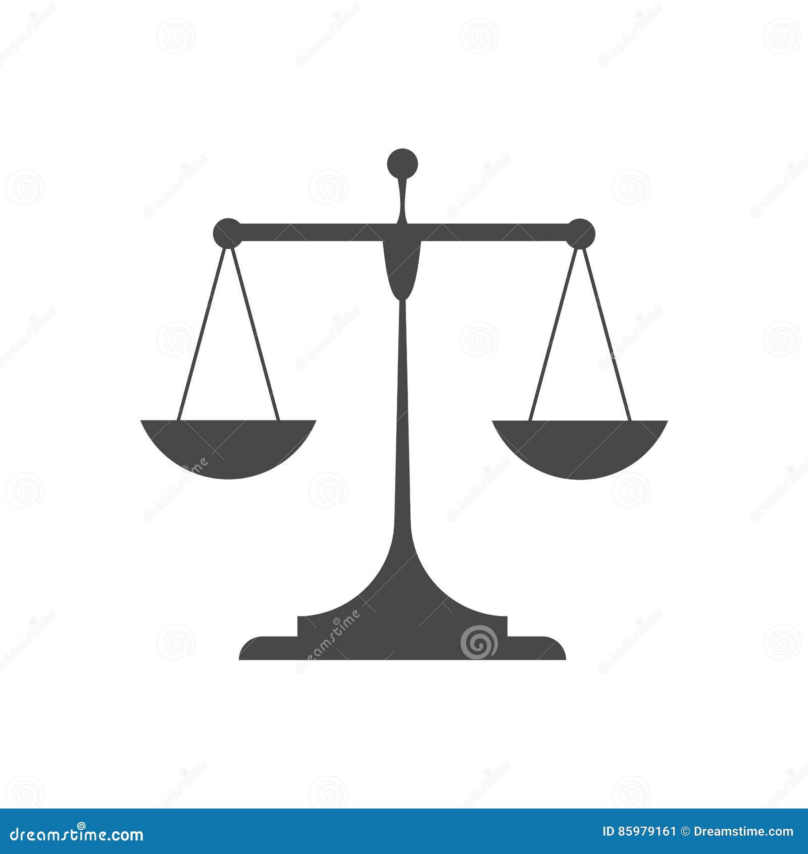 Balance Icon Vector Flat Style Stock Vector - Illustration of abstract ...