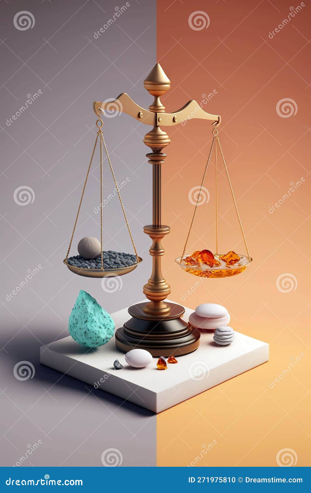 Balance is the Key To Success Illustration Concept. Stock Illustration ...