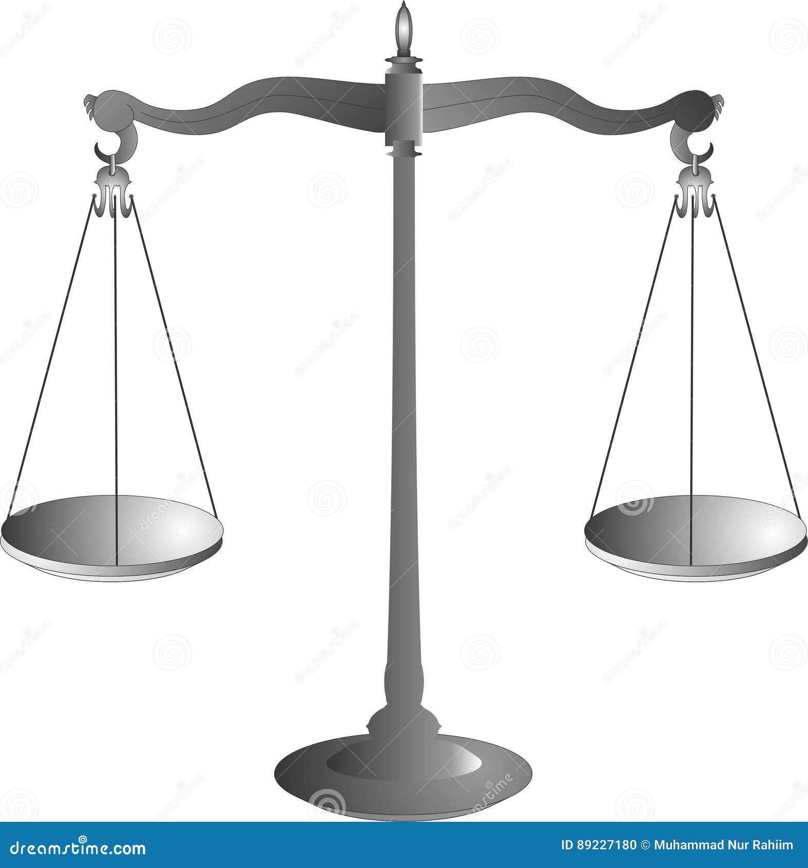 Balance Le Symbole De La Justice Illustration Stock - Illustration du ...
