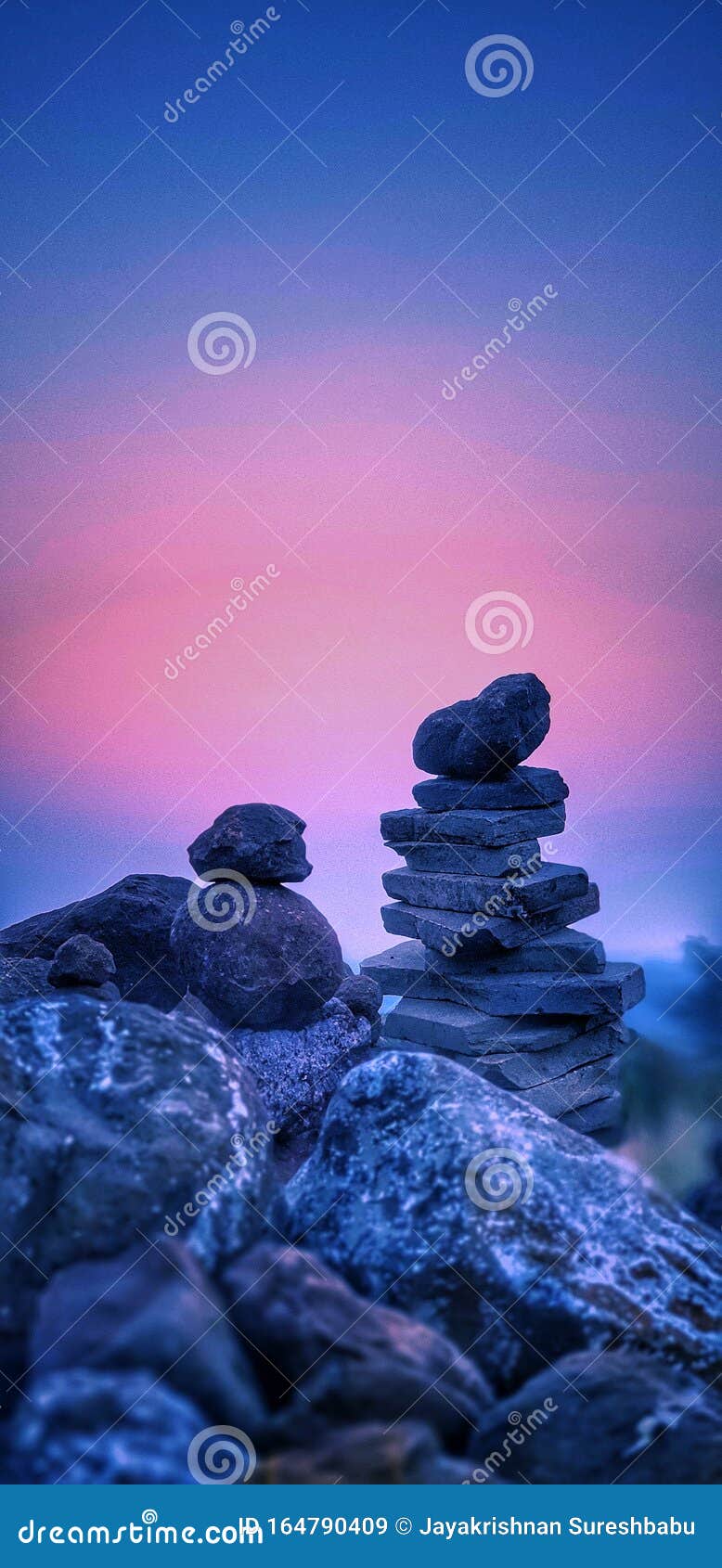 Balance stock image. Image of balance, sunset, rocks - 164790409