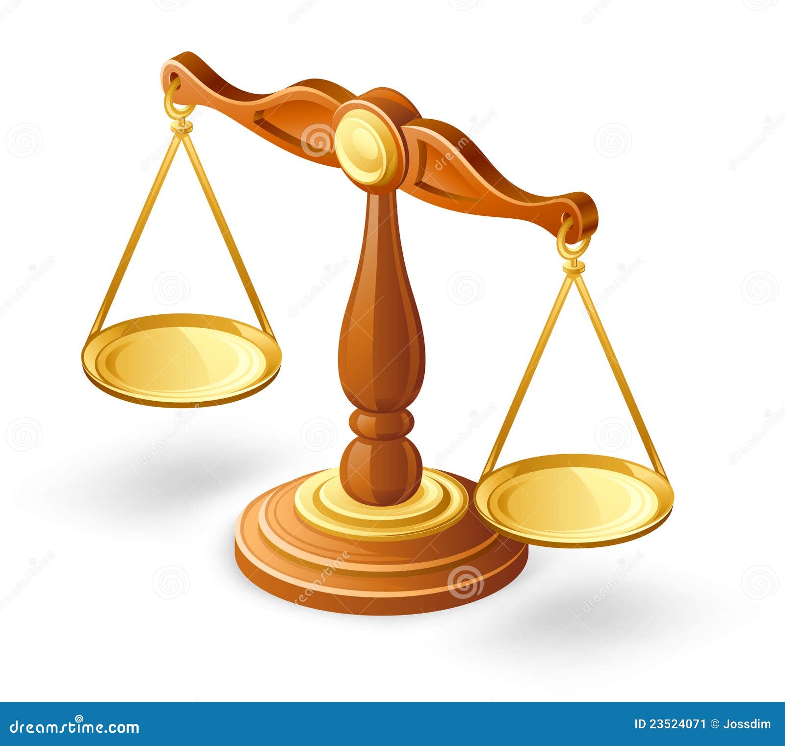 Balance Scale stock vector. Illustration of front, balance - 23524071