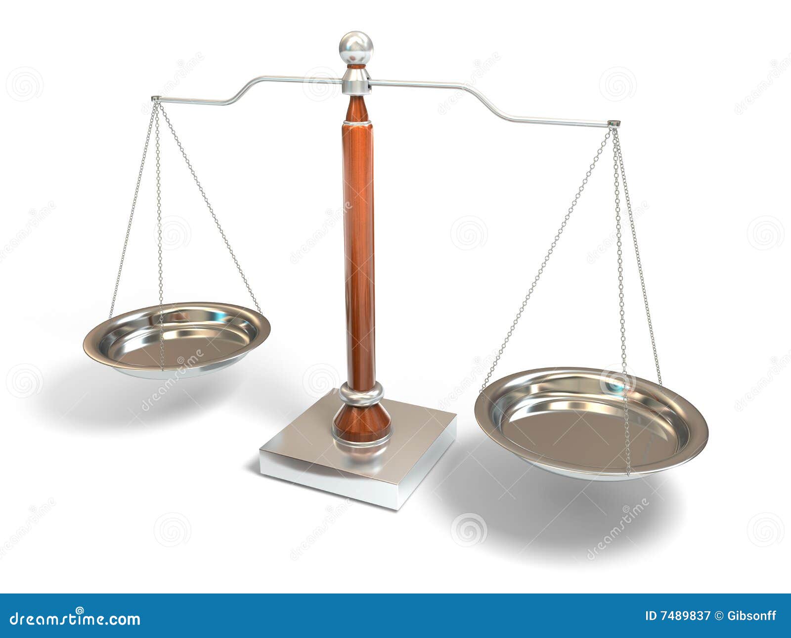 Balance scale stock image. Image of innocence, isolated - 7489837