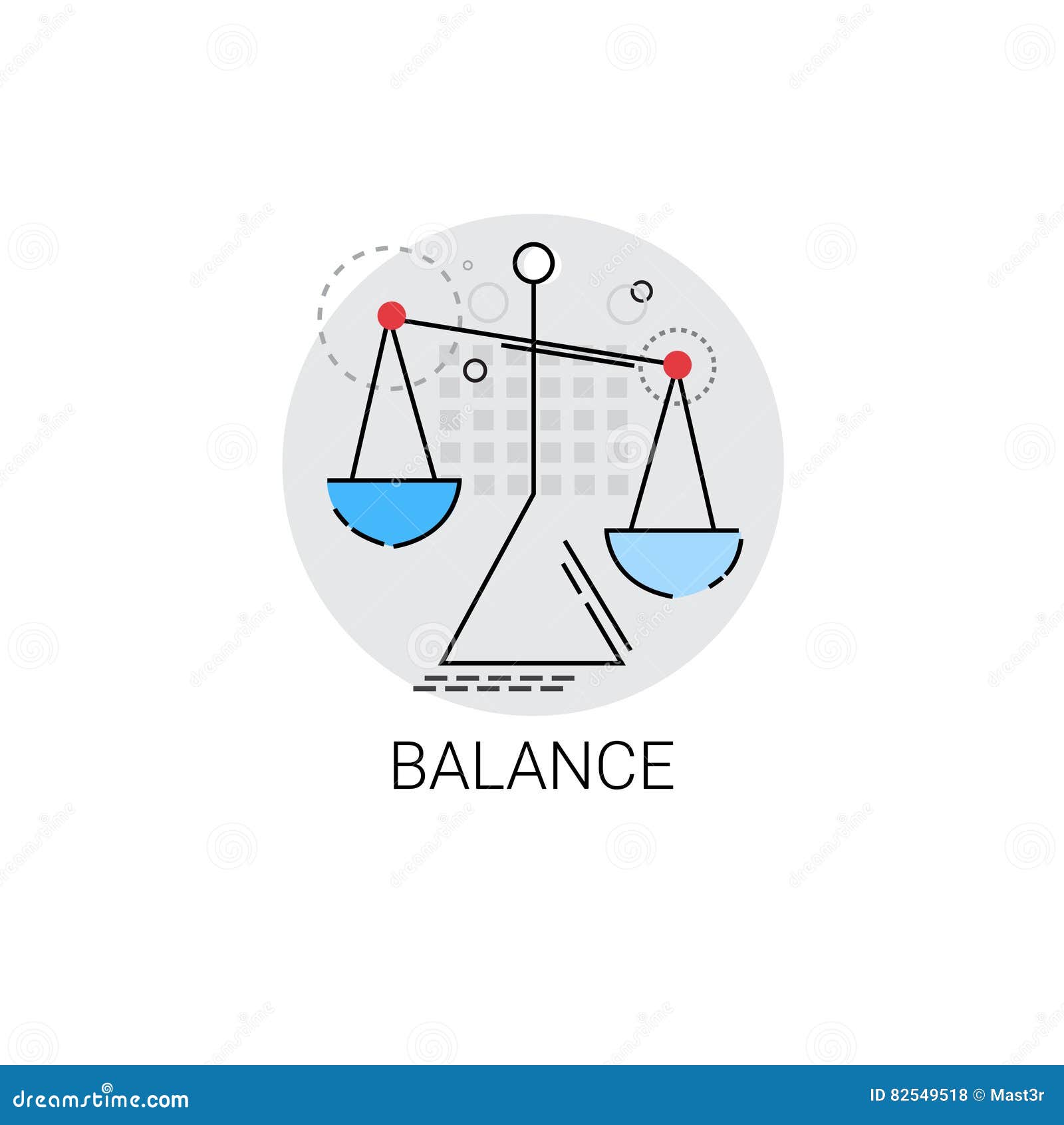 Balance Scale Economic Business Icon Stock Vector - Illustration of ...