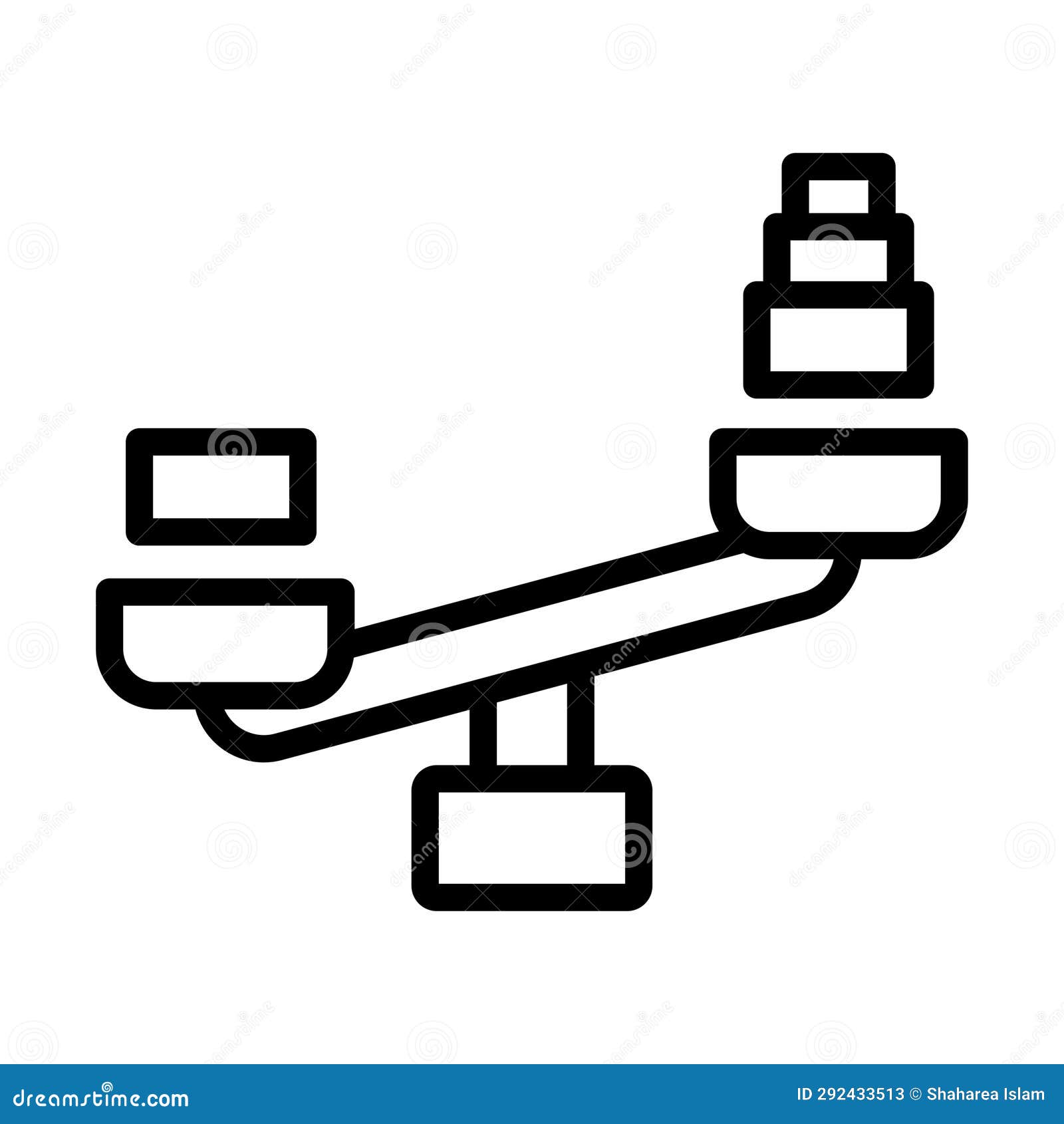 Balance, Scale Icon stock vector. Illustration of vector - 292433513