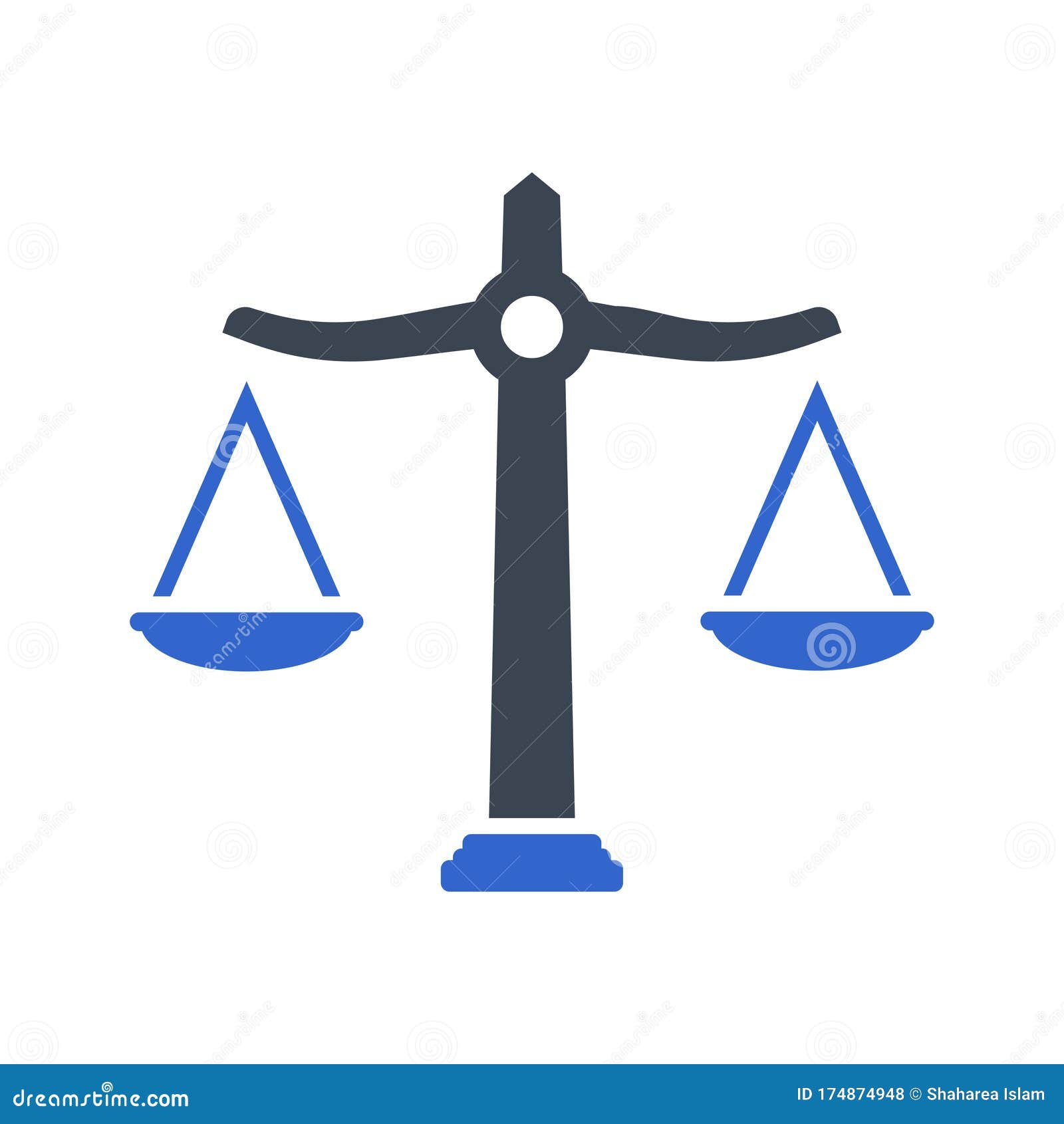 Balance, scale icon stock vector. Illustration of scale - 174874948