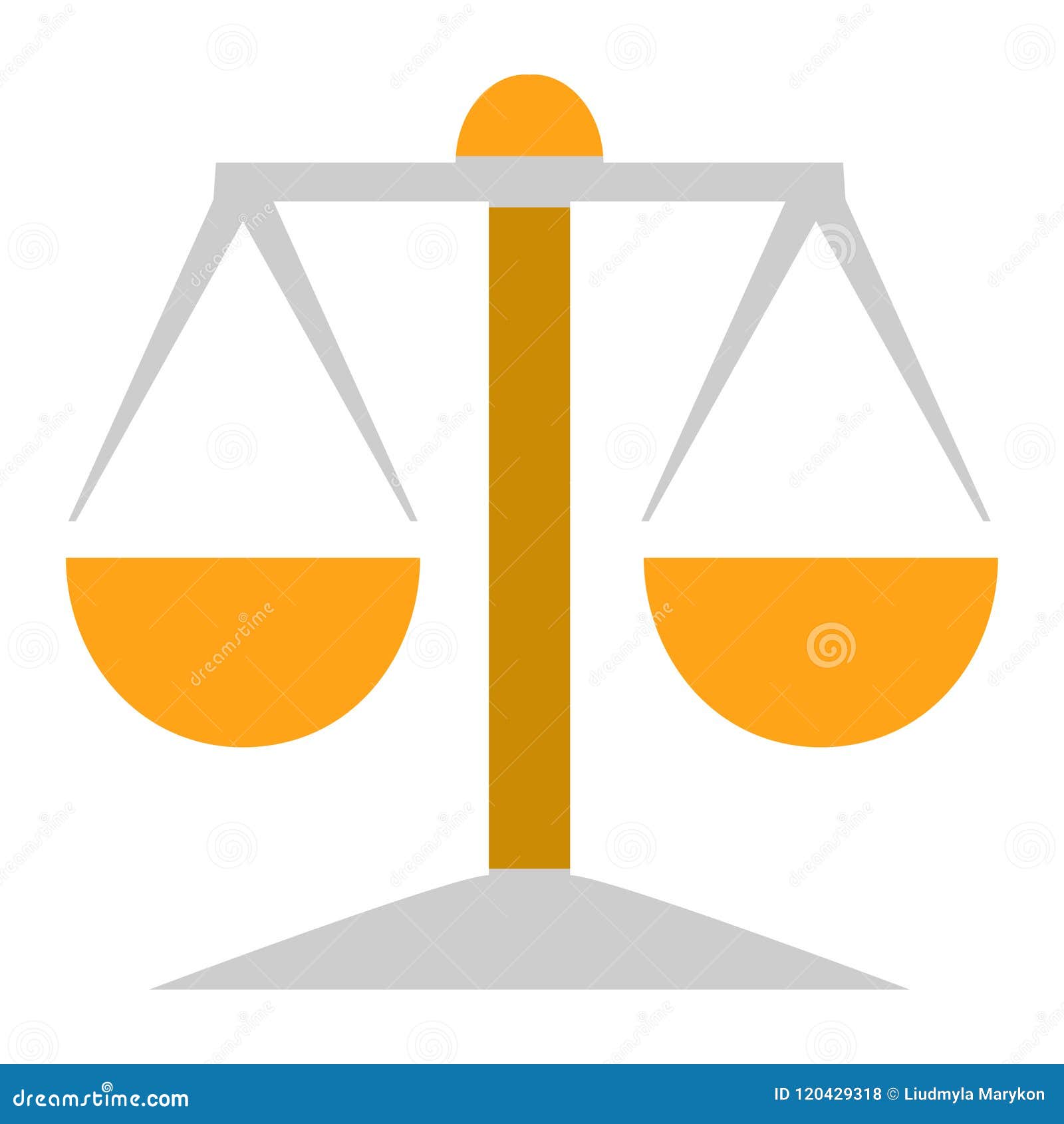 Balance Scale Icon, Balance Symbol - Justice Sign. Stock Vector ...