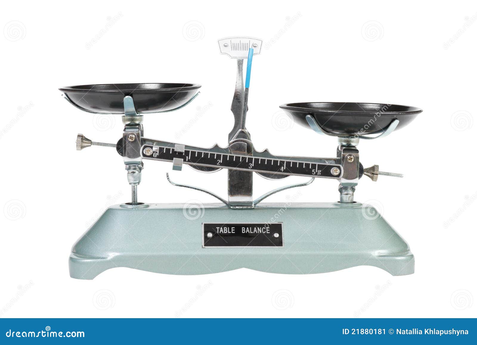 Balance Scale, Isolated on White Stock Image - Image of metallic, white ...