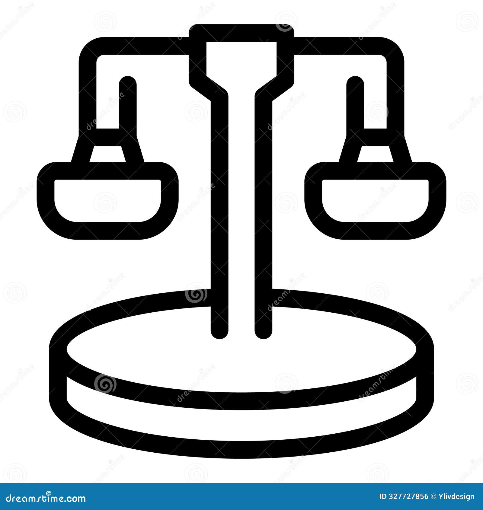 Balance Scale Representing Concept of Justice and Law Stock ...