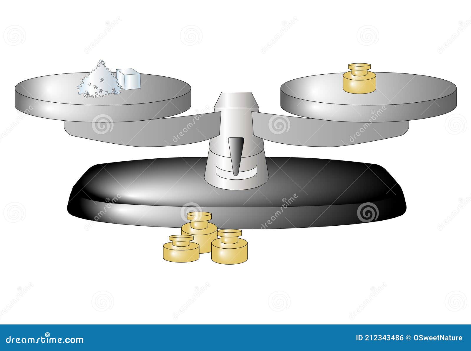 Balance Scale Science Measurement Tool Stock Vector - Illustration of ... Balance Scale Science Measurement Tool Stock Vector - Illustration of ...