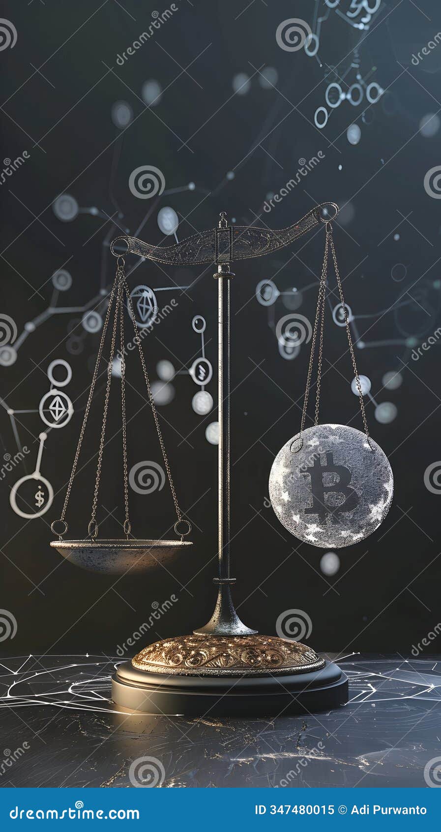 A Balance Scale Symbolizes the Comparison between Traditional Values ...