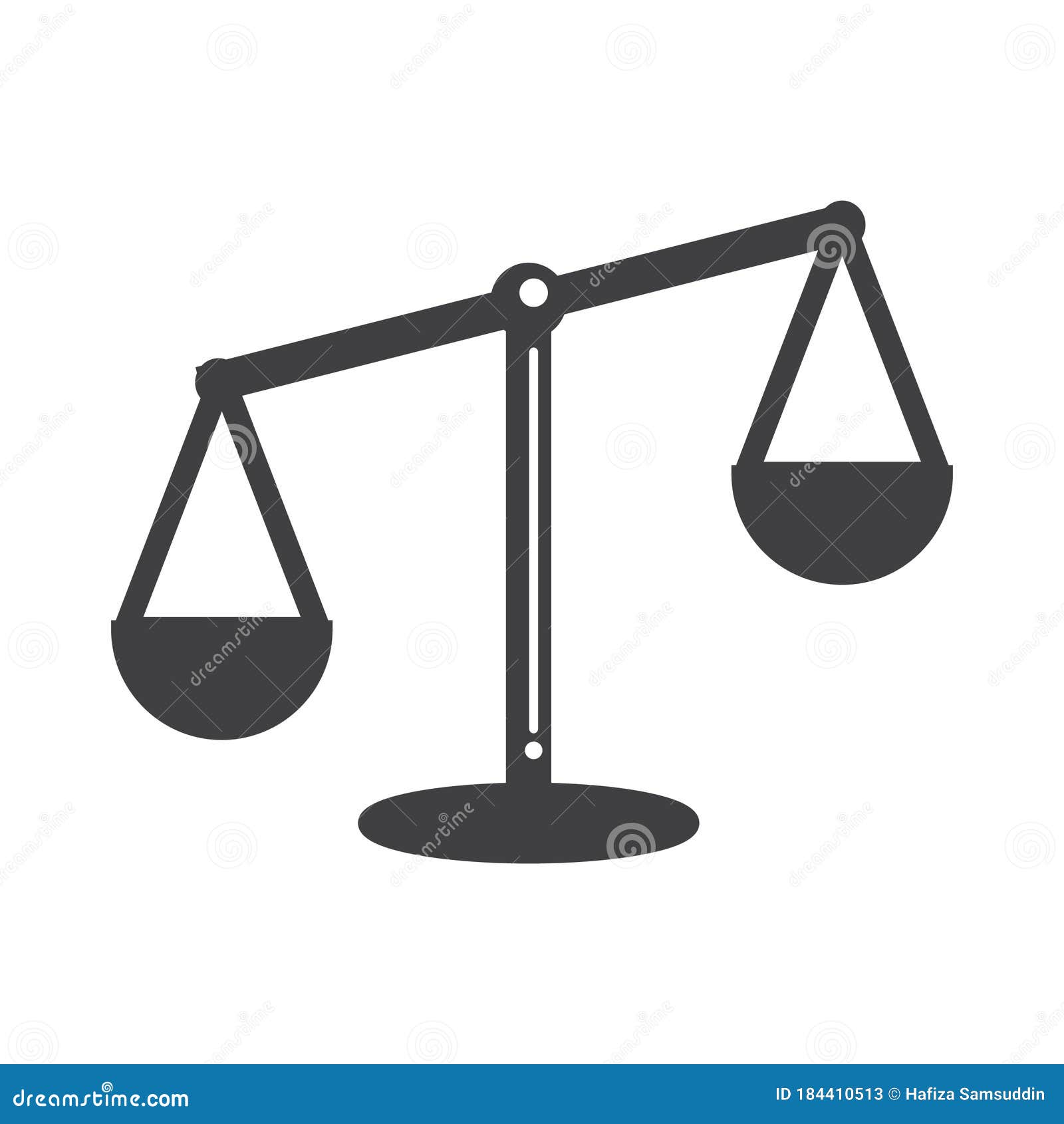 Balance Scale. Vector Illustration Decorative Background Design Stock ...