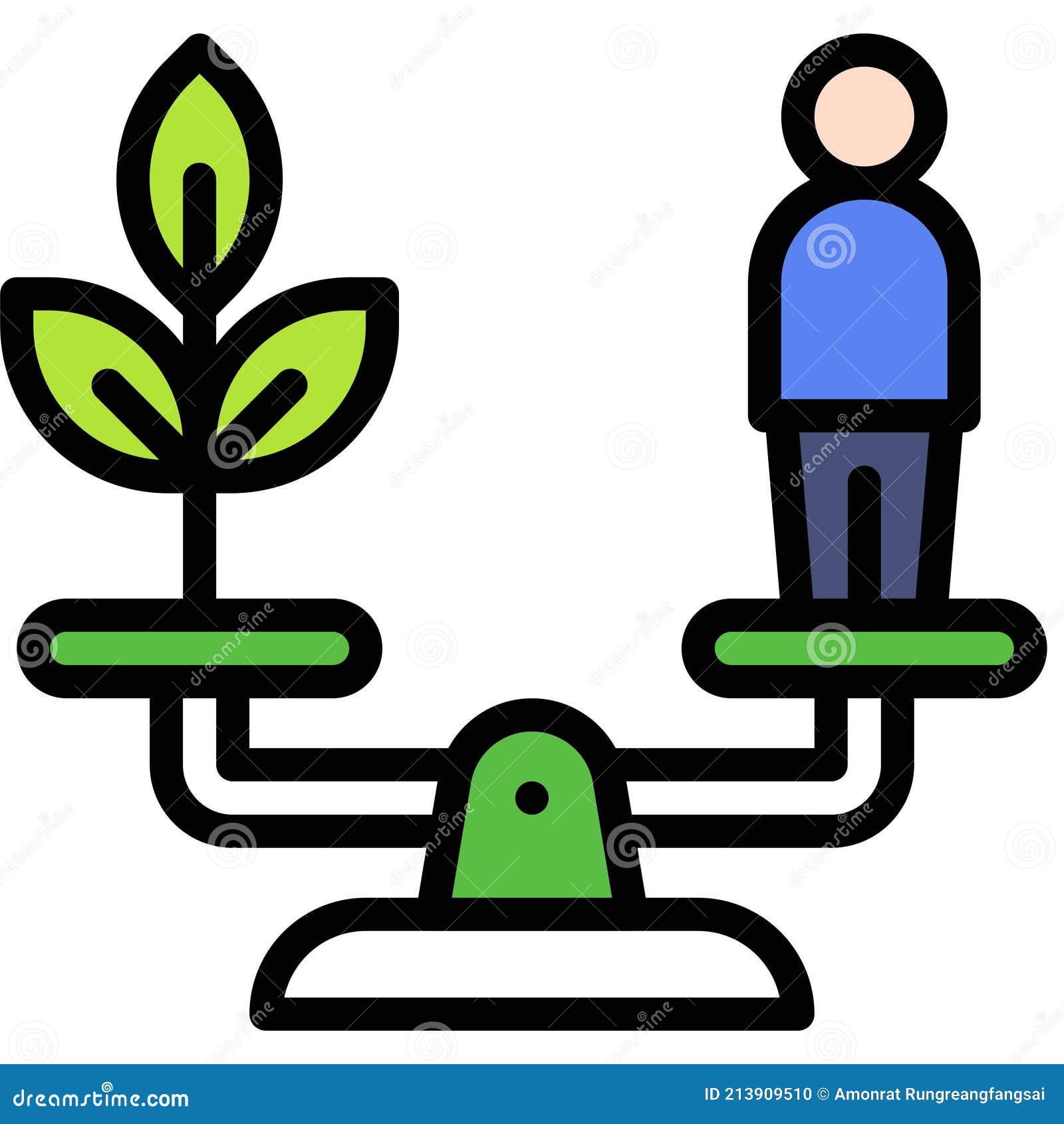 Balance Scales Icon, Earth Day Related Vector Stock Vector ...