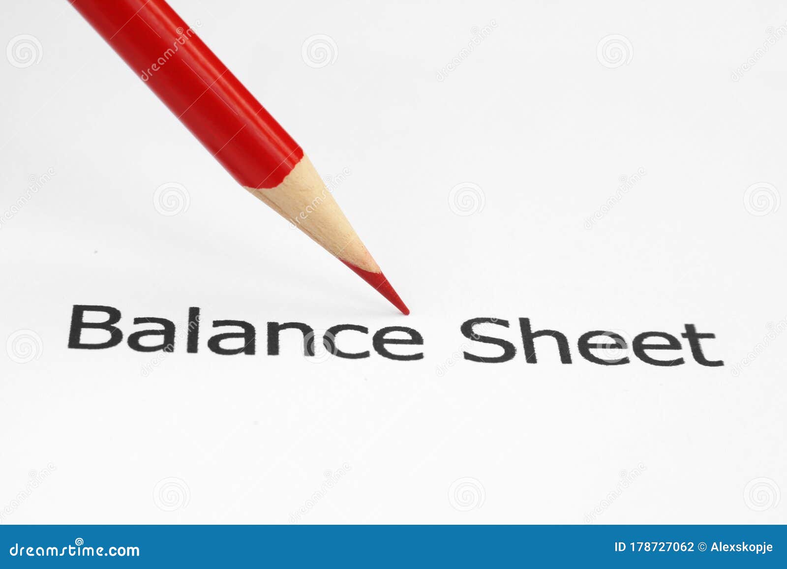 Balance sheet stock photo. Image of earnings, accounting - 178727062
