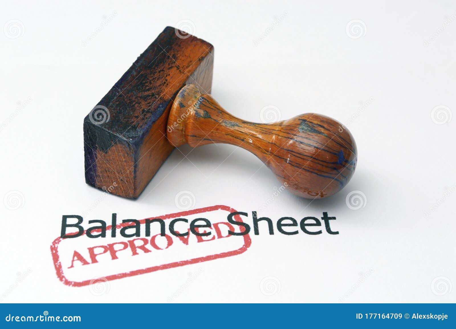 Balance sheet - approved stock image. Image of analysis - 177164709