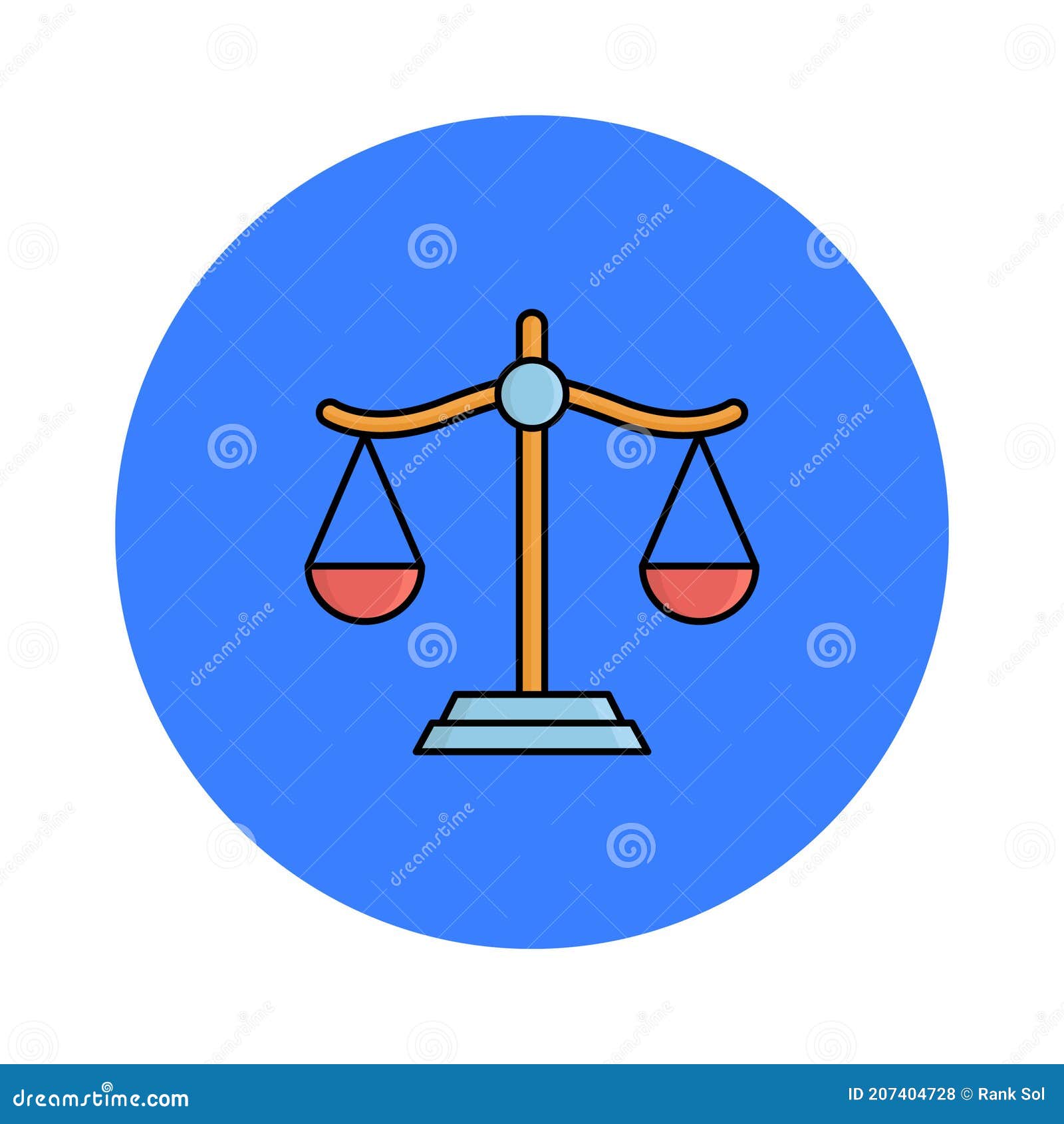 Balance Sign Isolated Vector Icon that Can Be Easily Modified or Edited ...