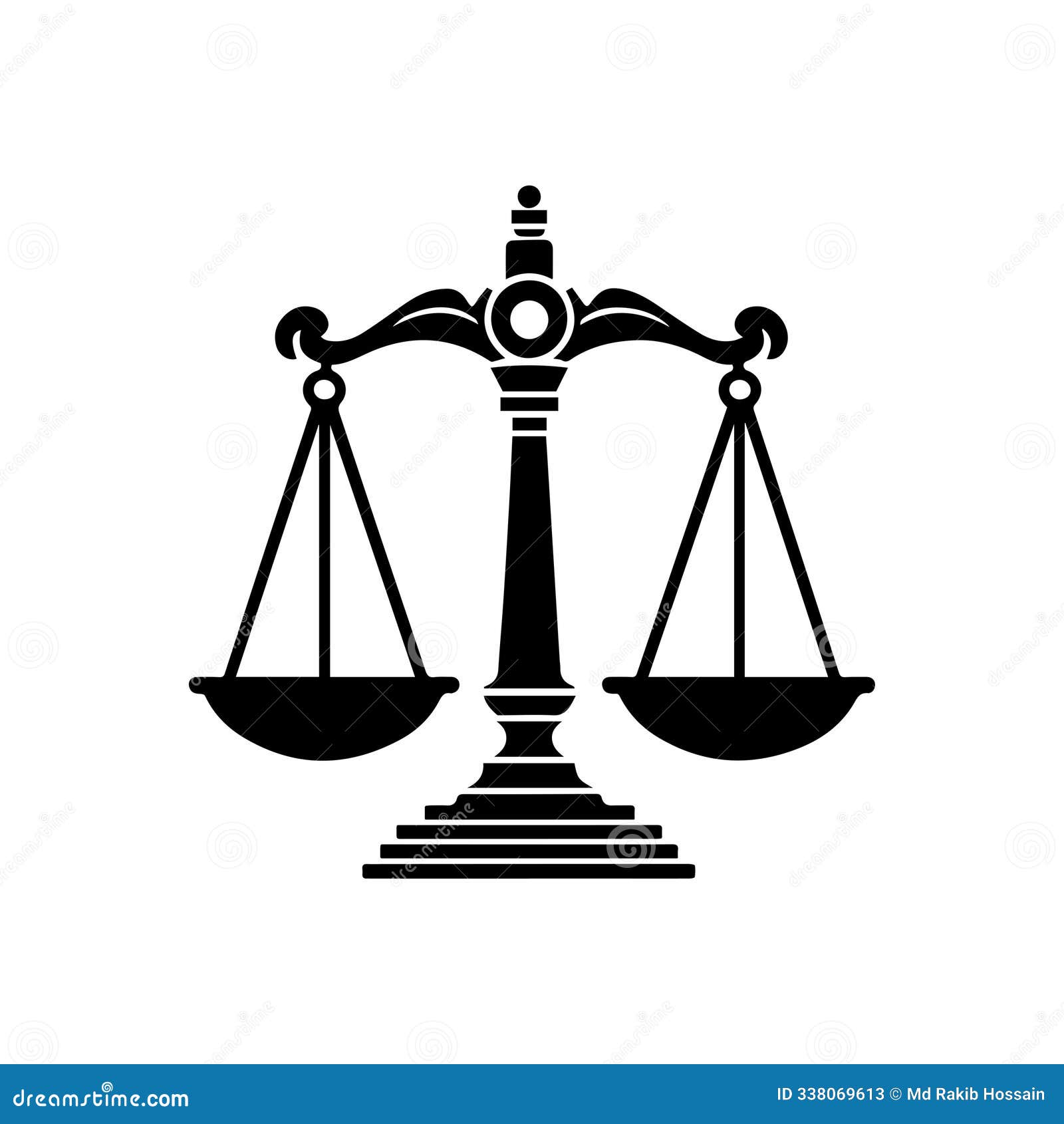 Balance Silhouette Vector Art Illustration Stock Illustration ...