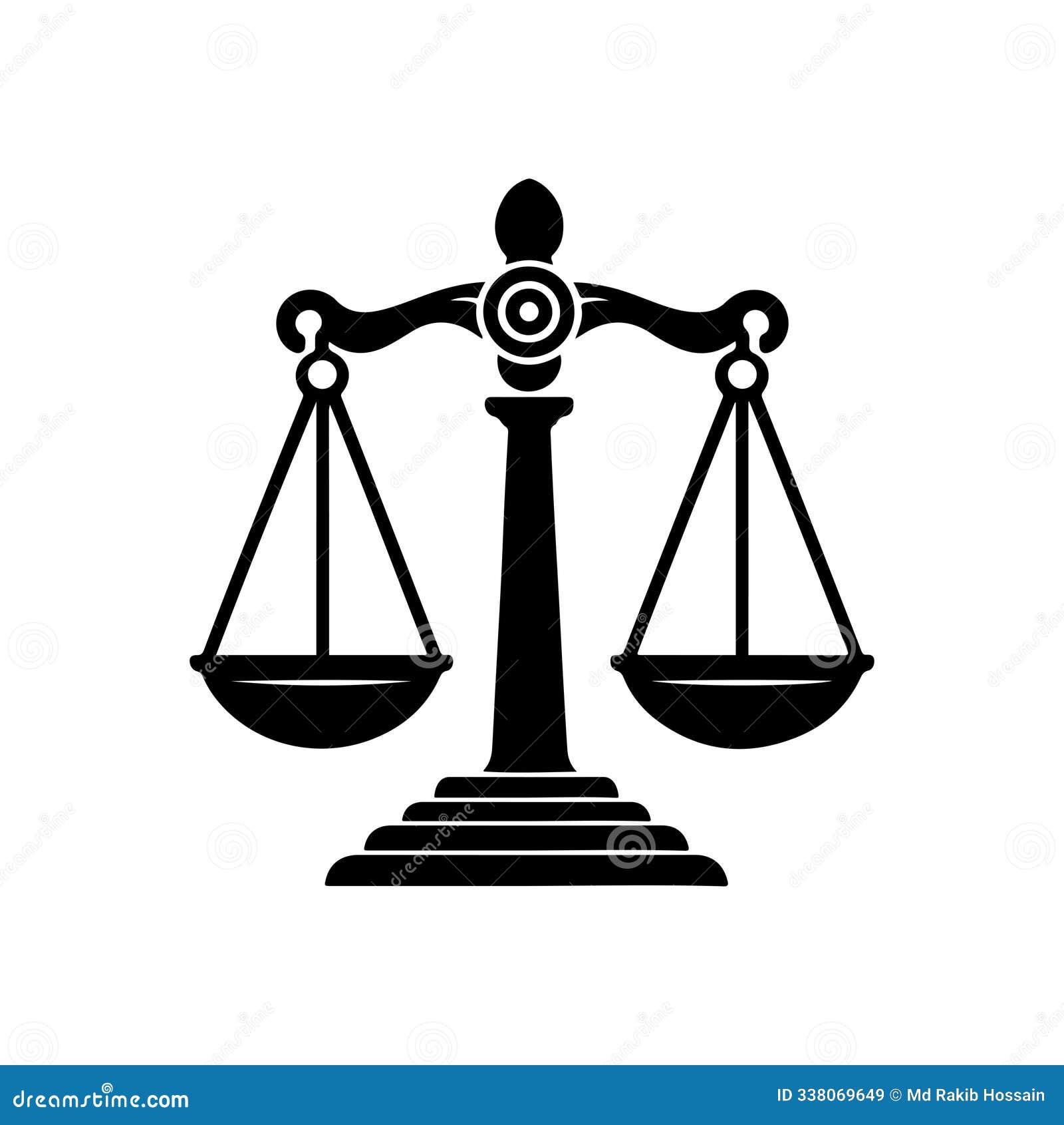 Balance Silhouette Vector Art Illustration Stock Illustration ...