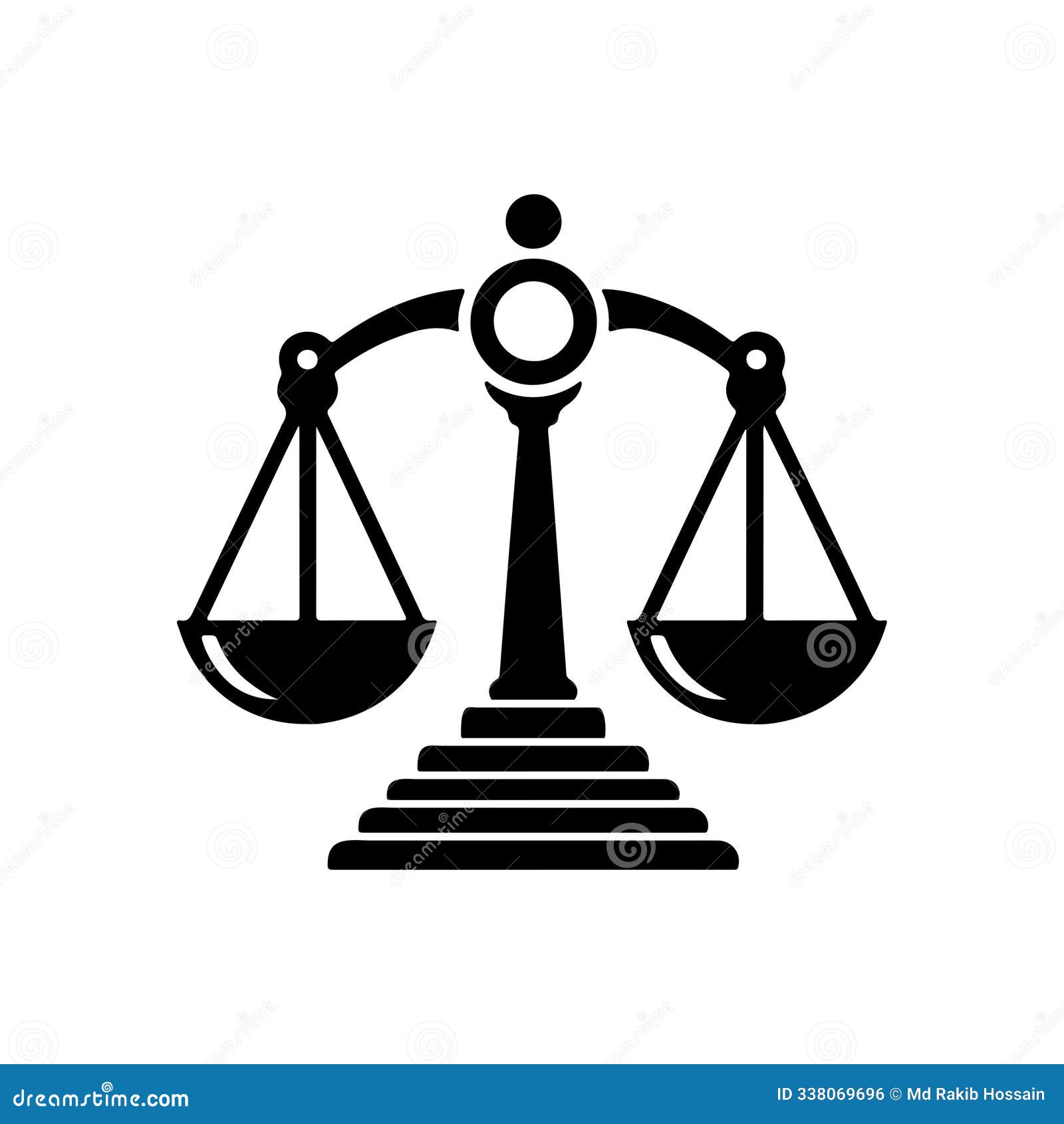 Balance Silhouette Vector Art Illustration Stock Illustration ...
