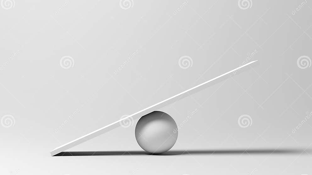 Balance. Sphere. Scale. stock illustration. Illustration of abstract ...