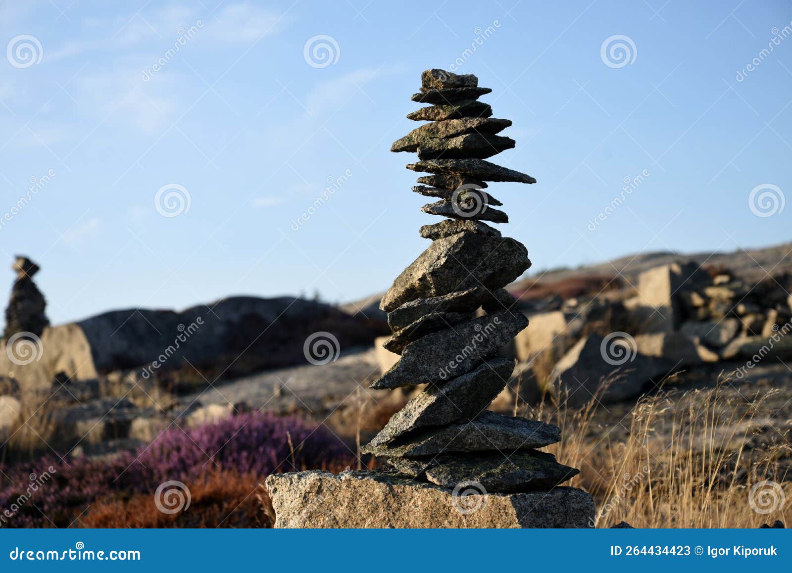 Balance of stones. stock image. Image of granite, shards - 264434423