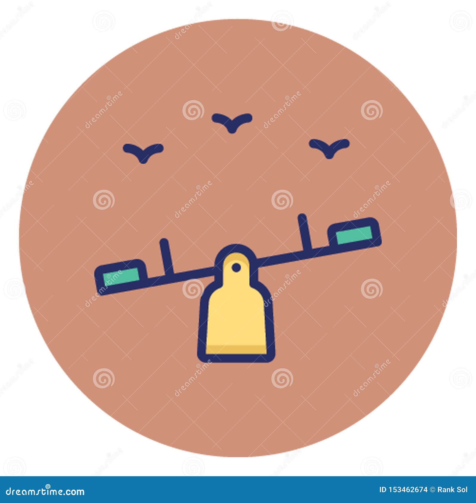 Balance Swing, Lever Vector Icon Which Can Easily Edit Stock Vector ...