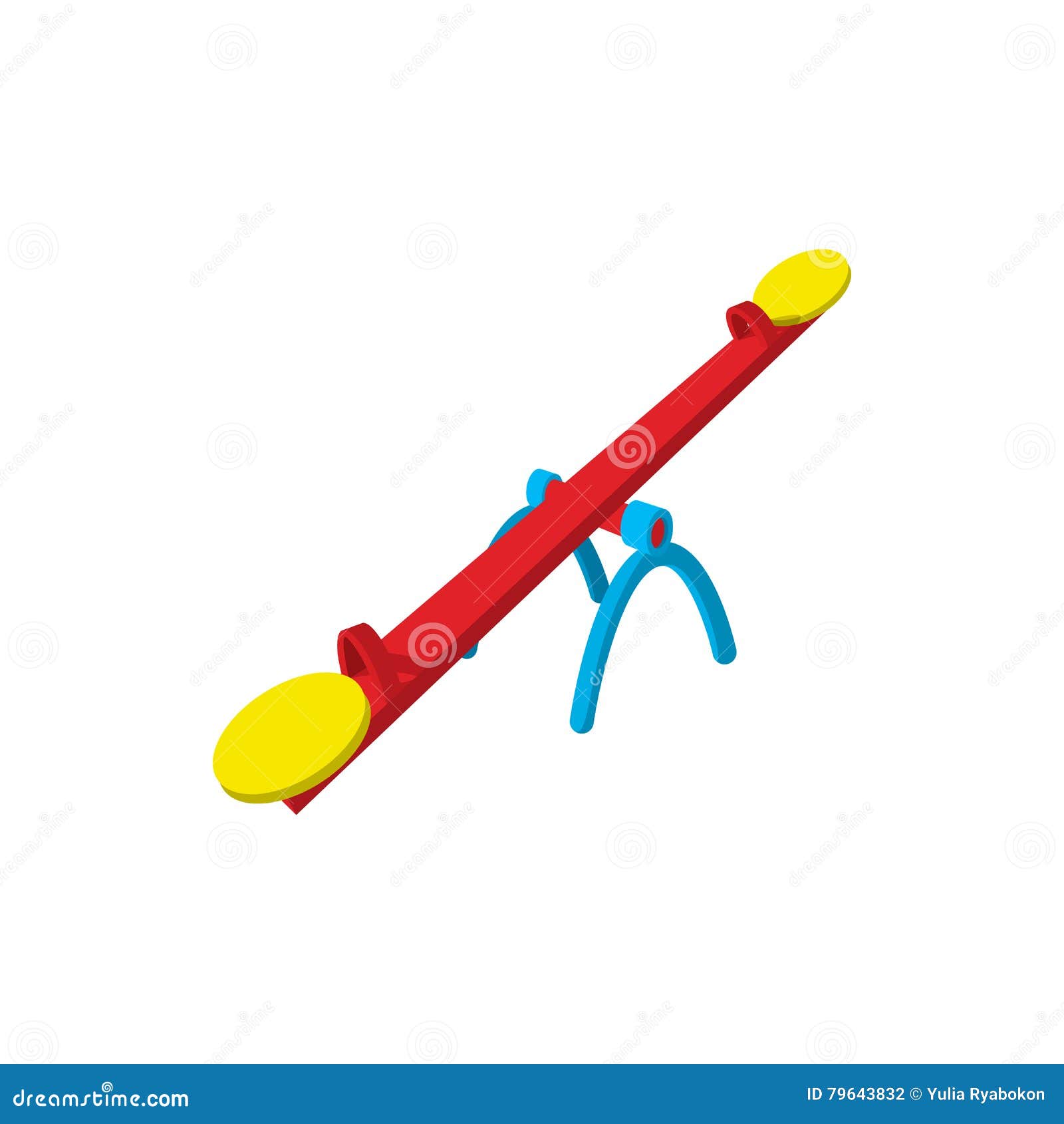 Balance Swings Cartoon Icon Stock Vector - Illustration of exercise ...