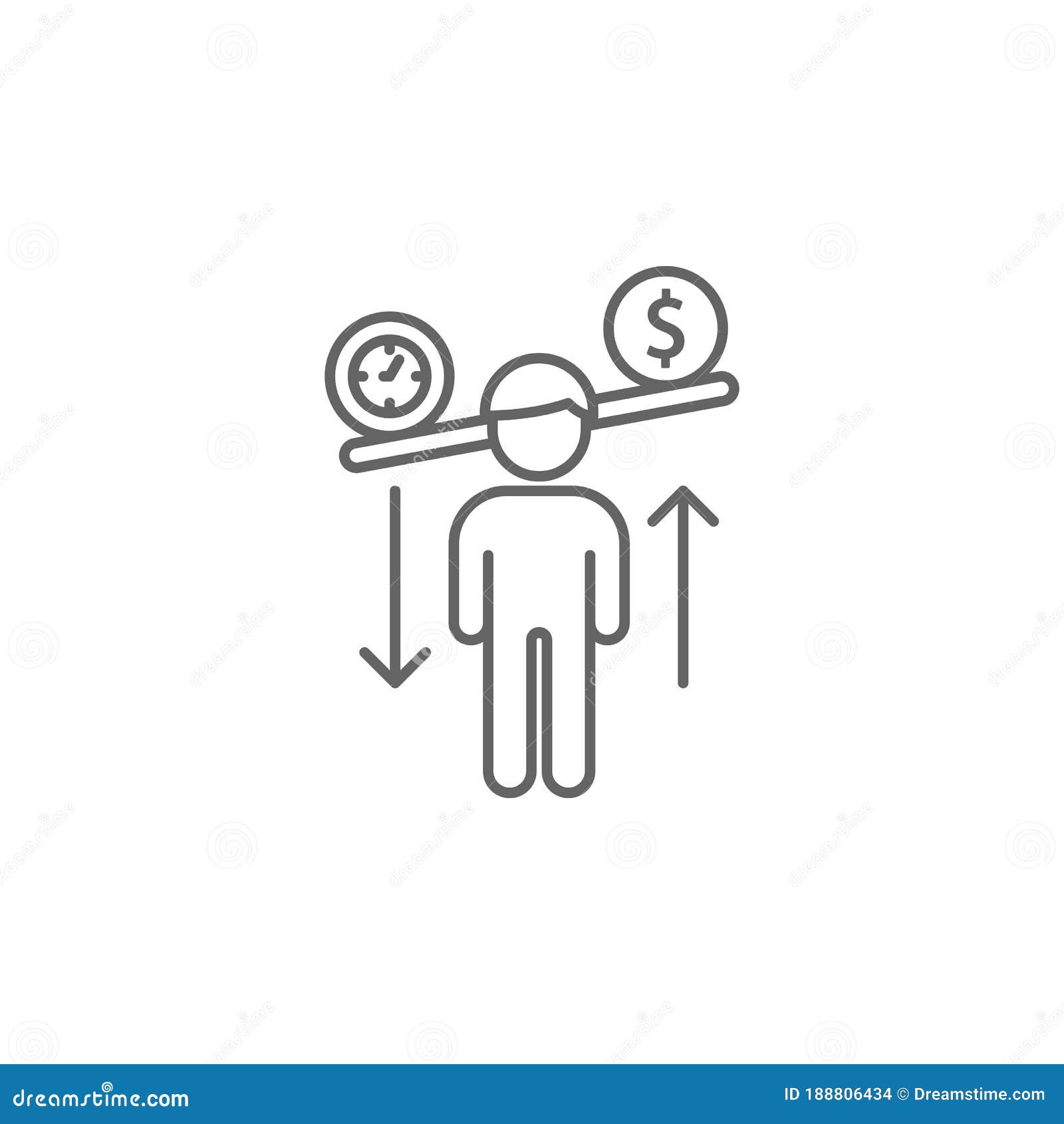 Balance, Time Management Icon. Element of Time Management Icon Stock ...