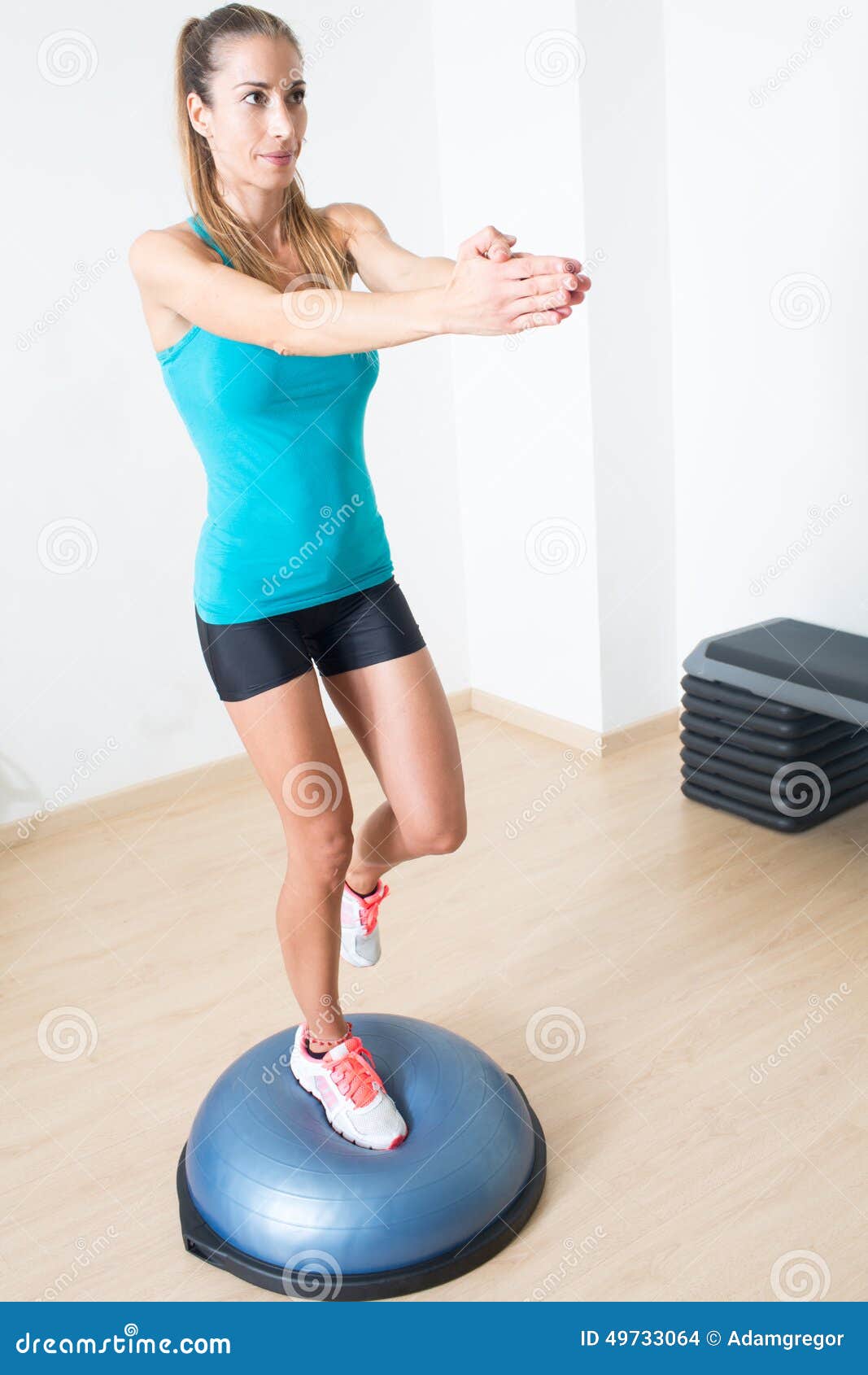 Balance training stock photo. Image of platform, personal - 49733064