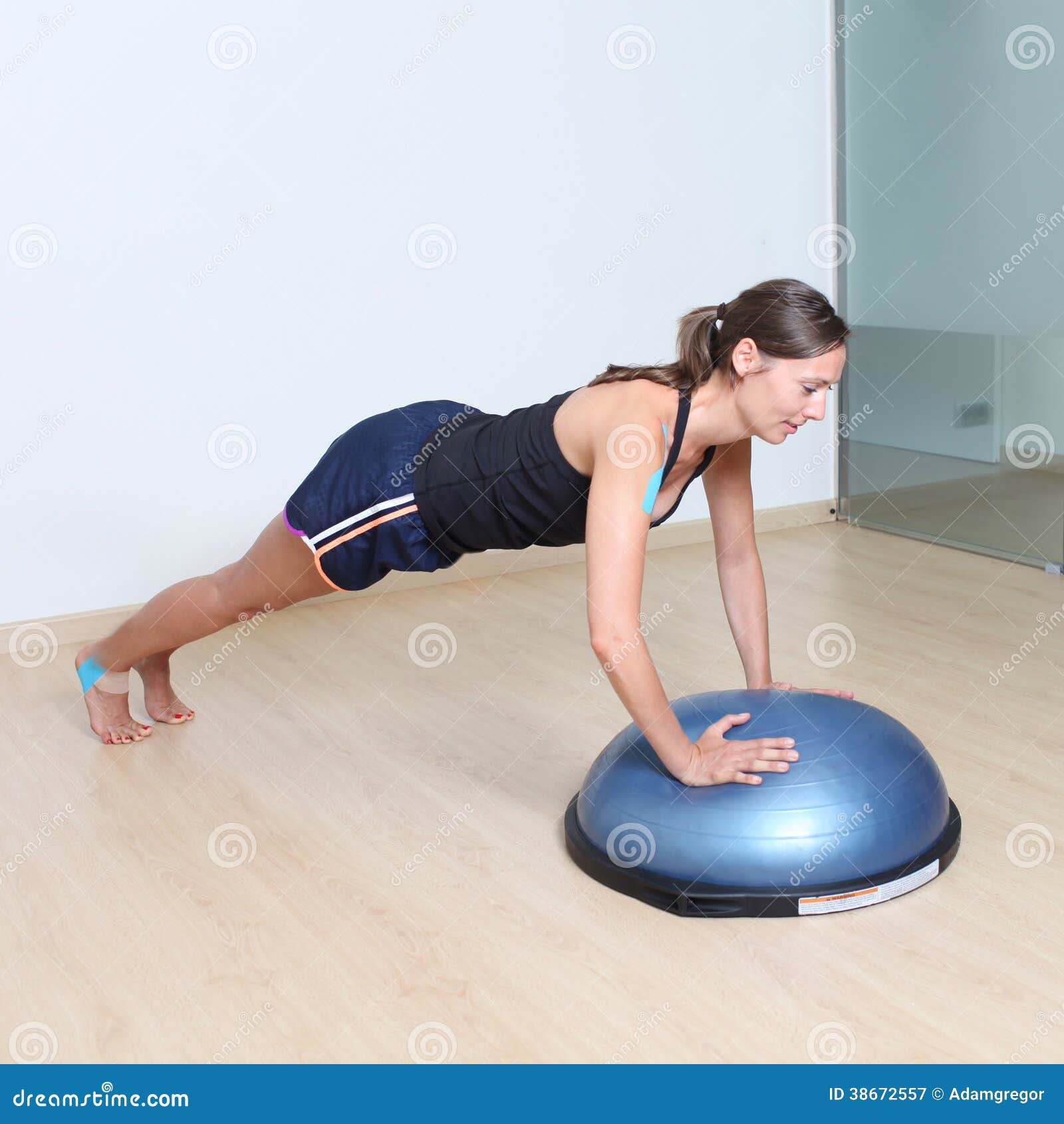 Balance training stock image. Image of physio, patient - 38672557