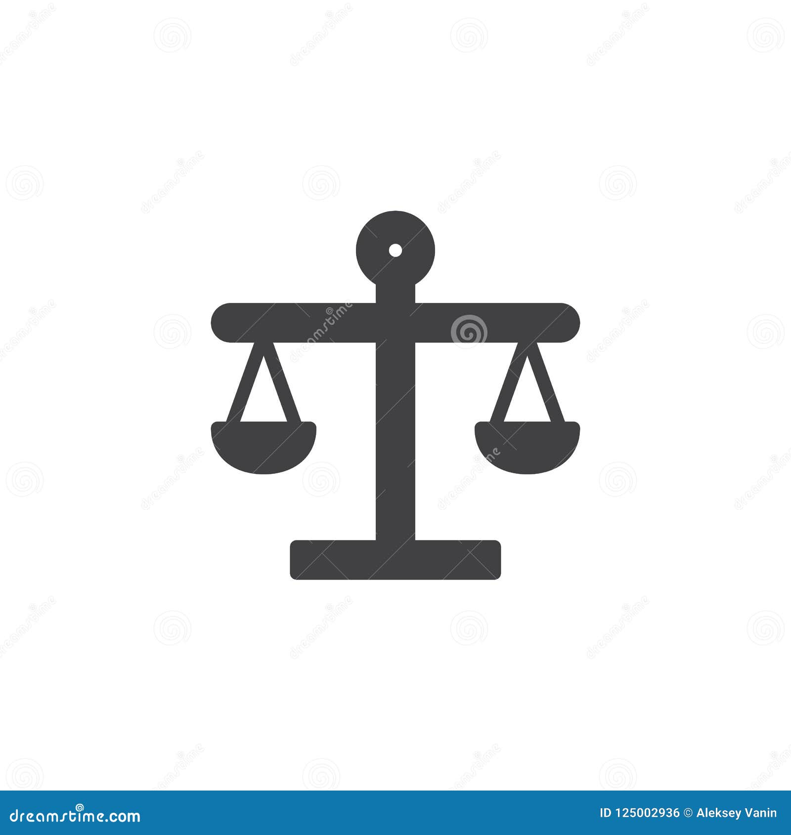 Balance vector icon stock vector. Illustration of single - 125002936