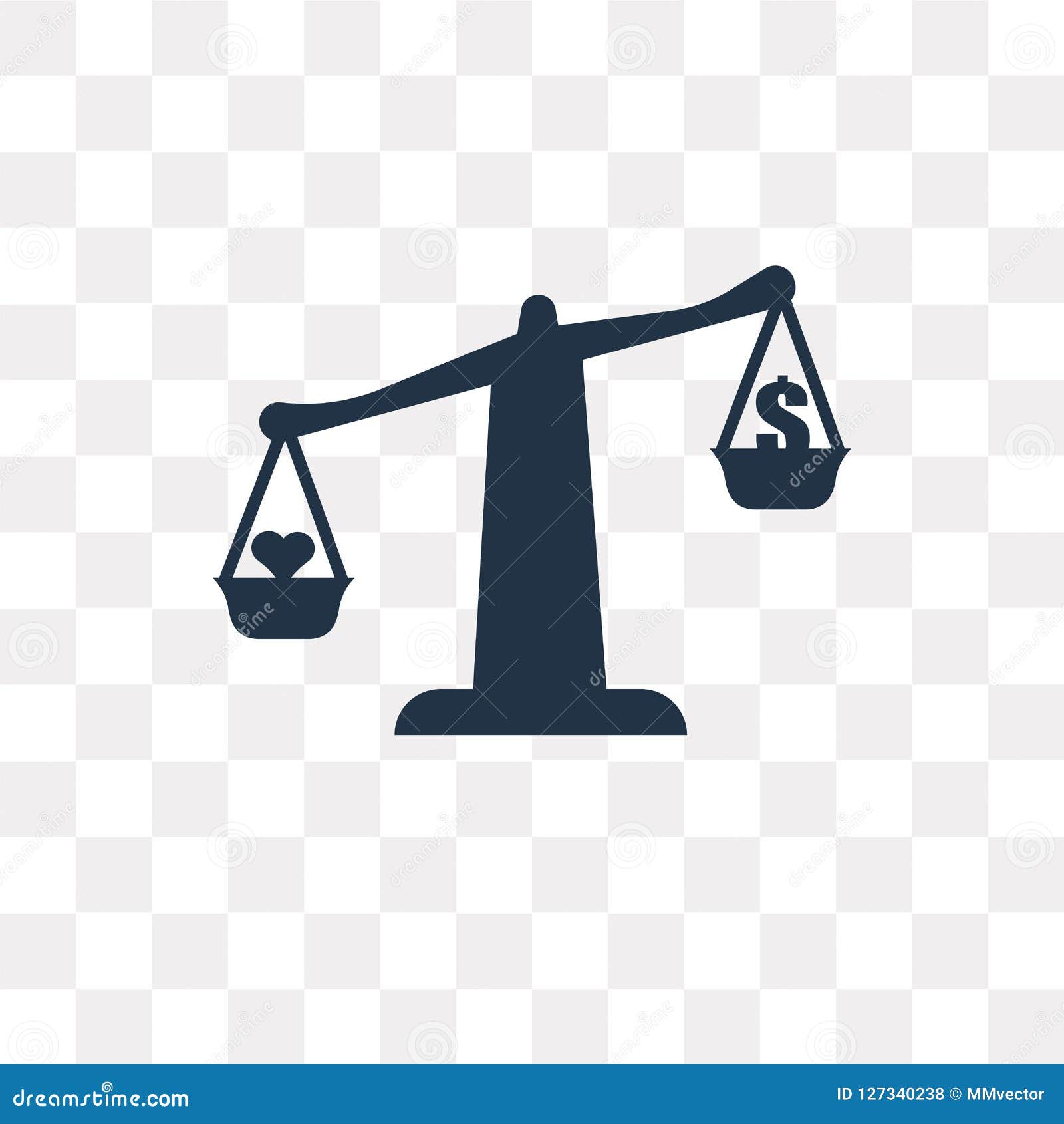 Balance Vector Icon Isolated on Transparent Background, Balance Stock ...