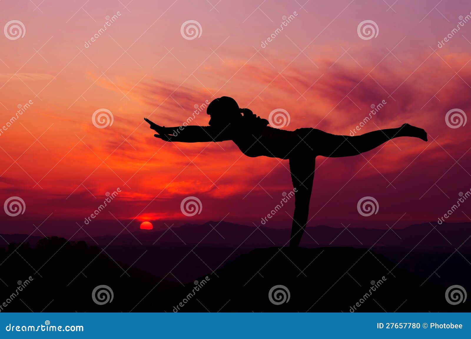 Balance woman stock photo. Image of exercise, creative - 27657780