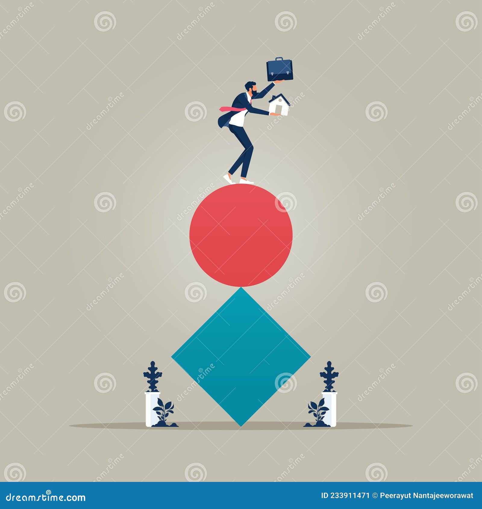 Balance At Work, Values Equality And Comparison Landing Page Template ...