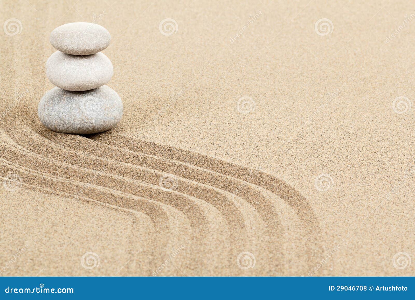 Balance zen stones in sand stock photo. Image of spirit - 29046708