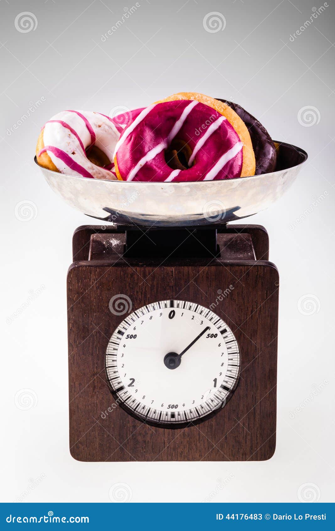 Balanced donuts stock image. Image of fattening, donut - 44176483