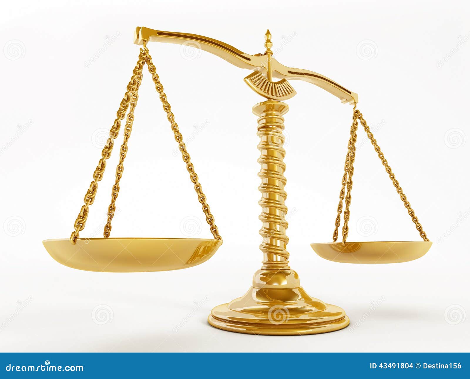 Balanced gold scale stock illustration. Illustration of scale - 43491804