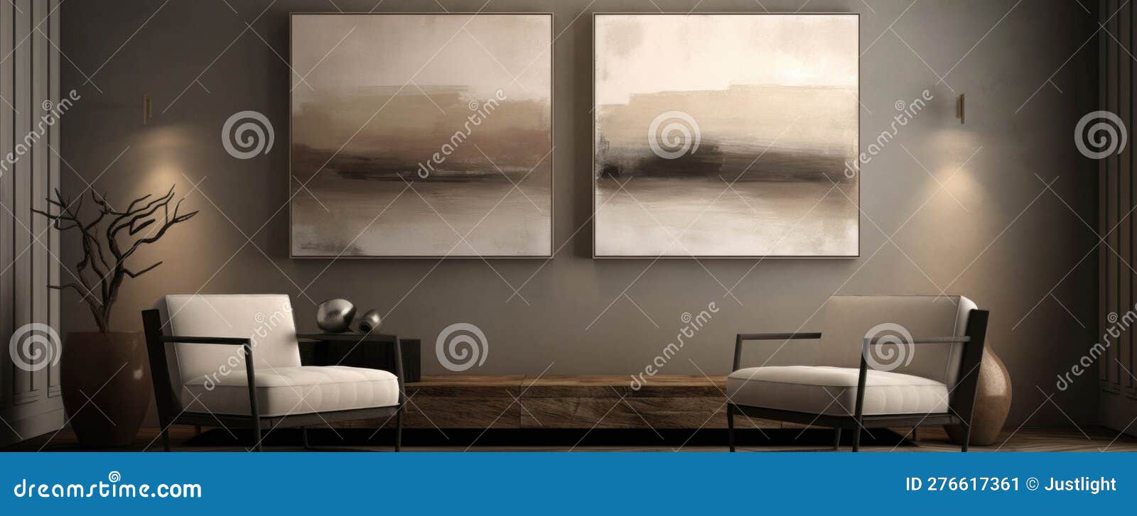 A Balanced Harmony of Two Colors Brings Attention To the Simple Frame ...