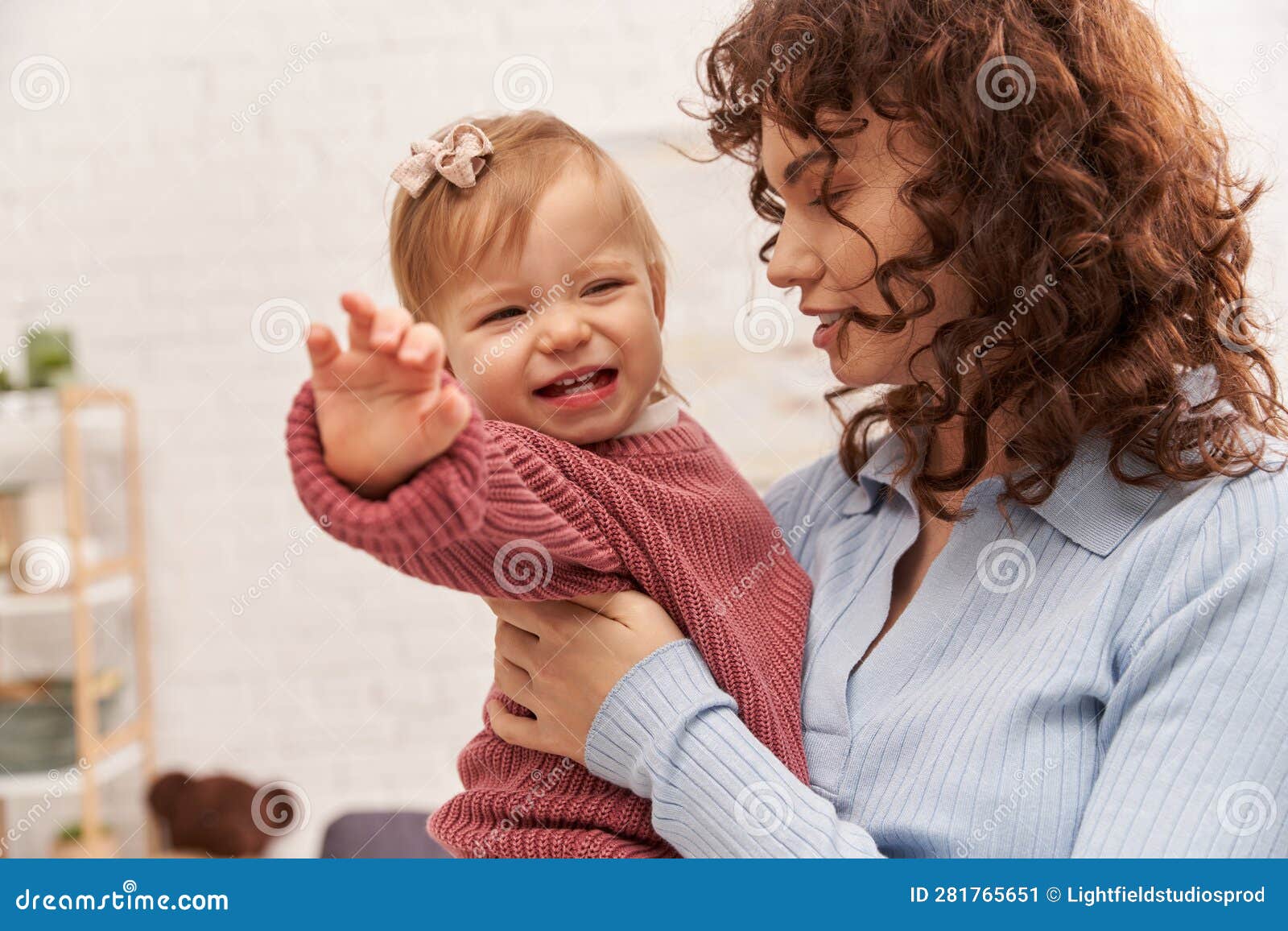 Balanced Lifestyle, Working Mother with Curly Stock Image - Image of ... Balanced Lifestyle, Working Mother with Curly Stock Image - Image of ...