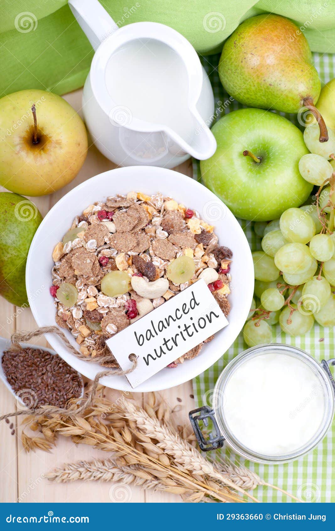 Balanced nutrition stock photo. Image of granola, organic - 29363660