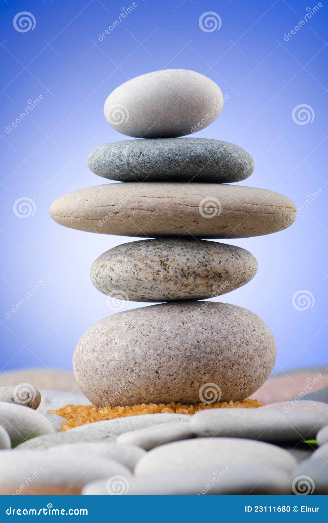 Balanced Pebbles on Colour Background Stock Photo - Image of smooth ...