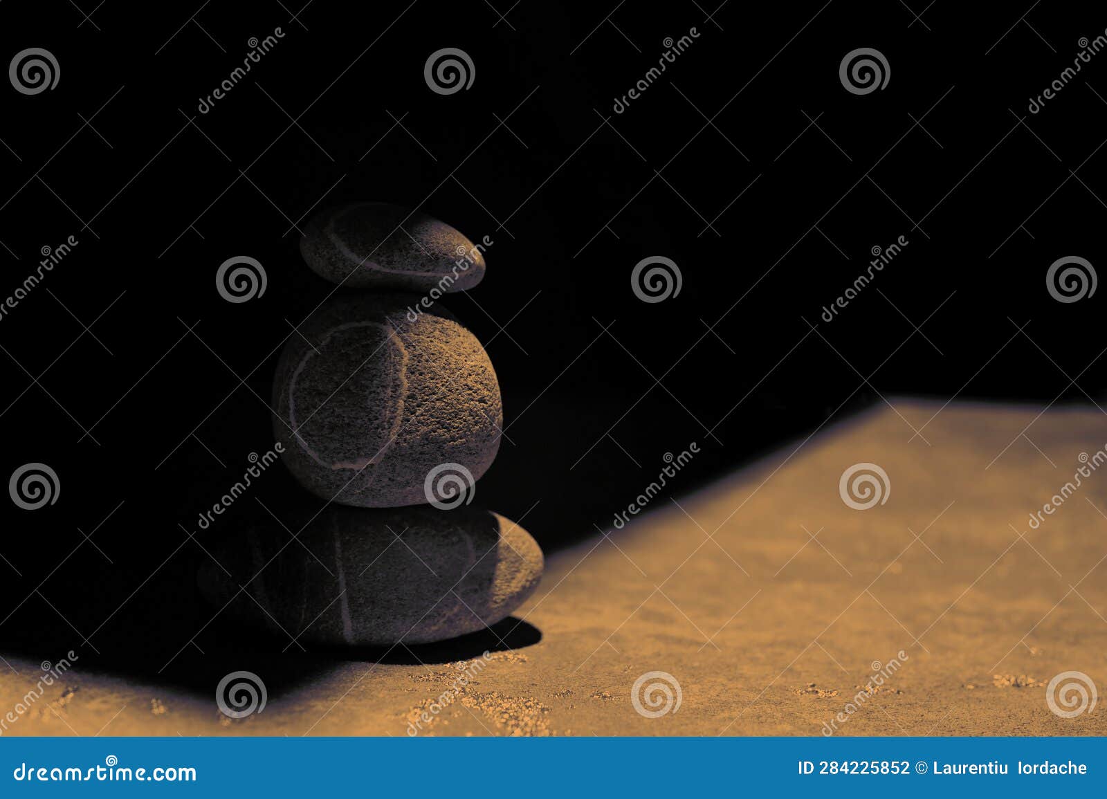 Balanced Pebbles Stones and Shadow Stock Photo - Image of balanced ...
