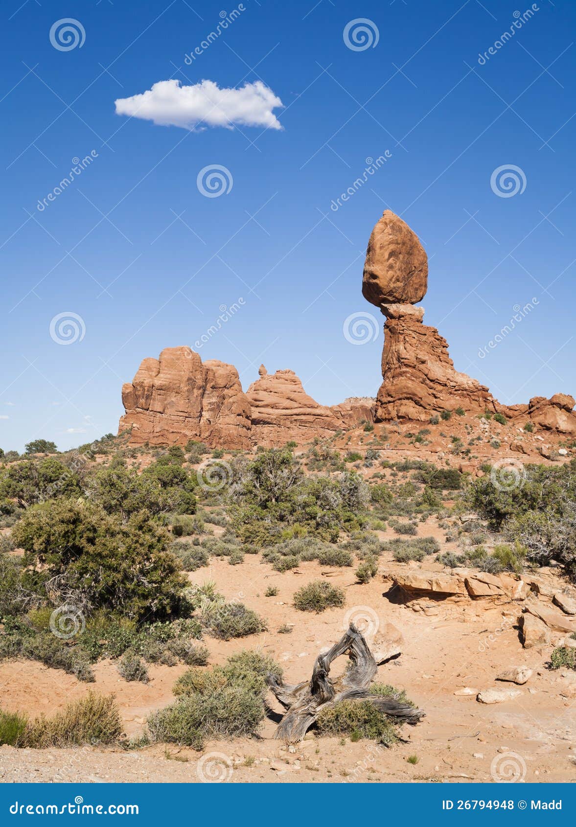 Balanced Rock stock photo. Image of formation, sandstone - 26794948